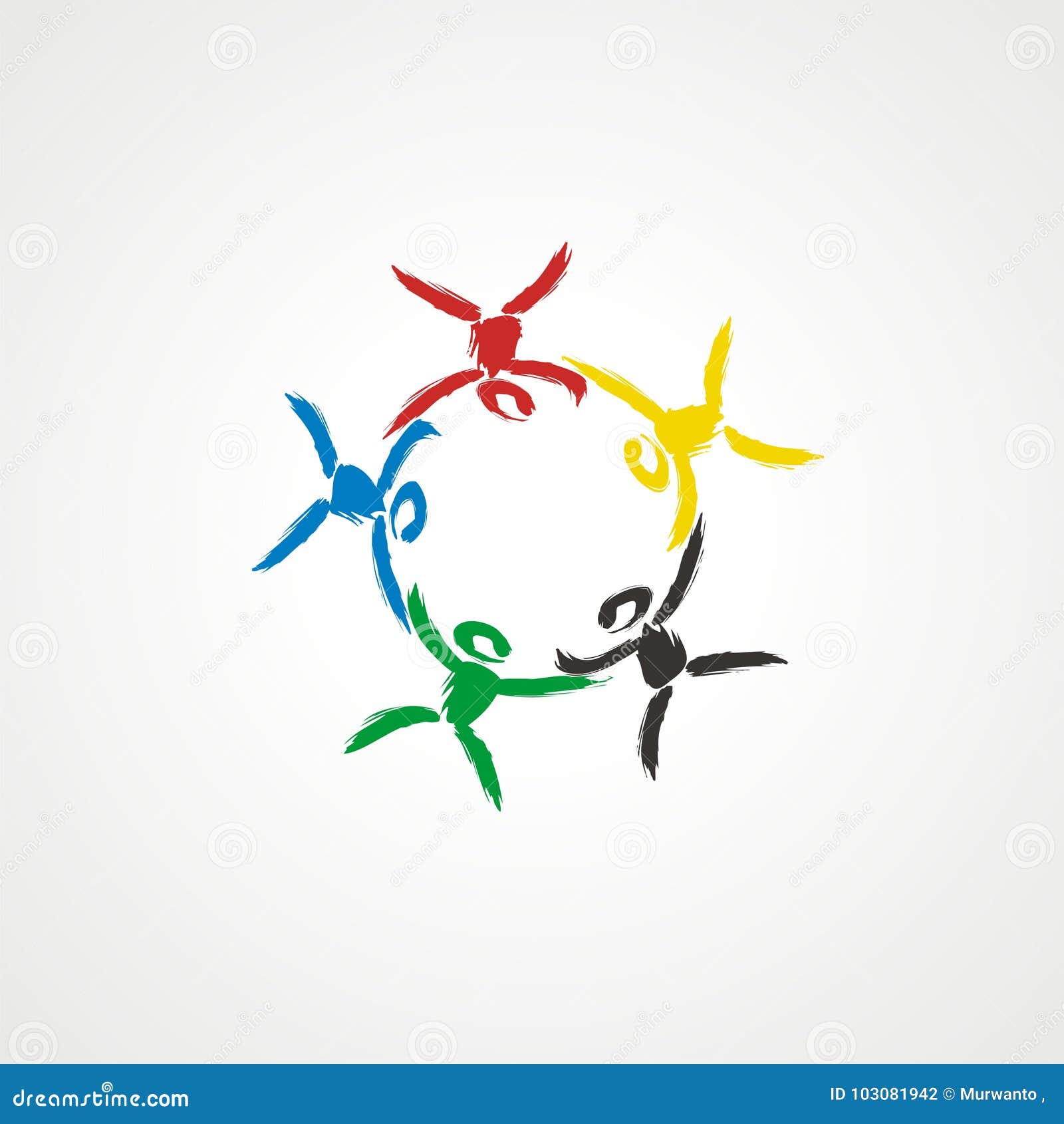 Logotipo de la solidaridad ilustración del vector. Ilustración de ...