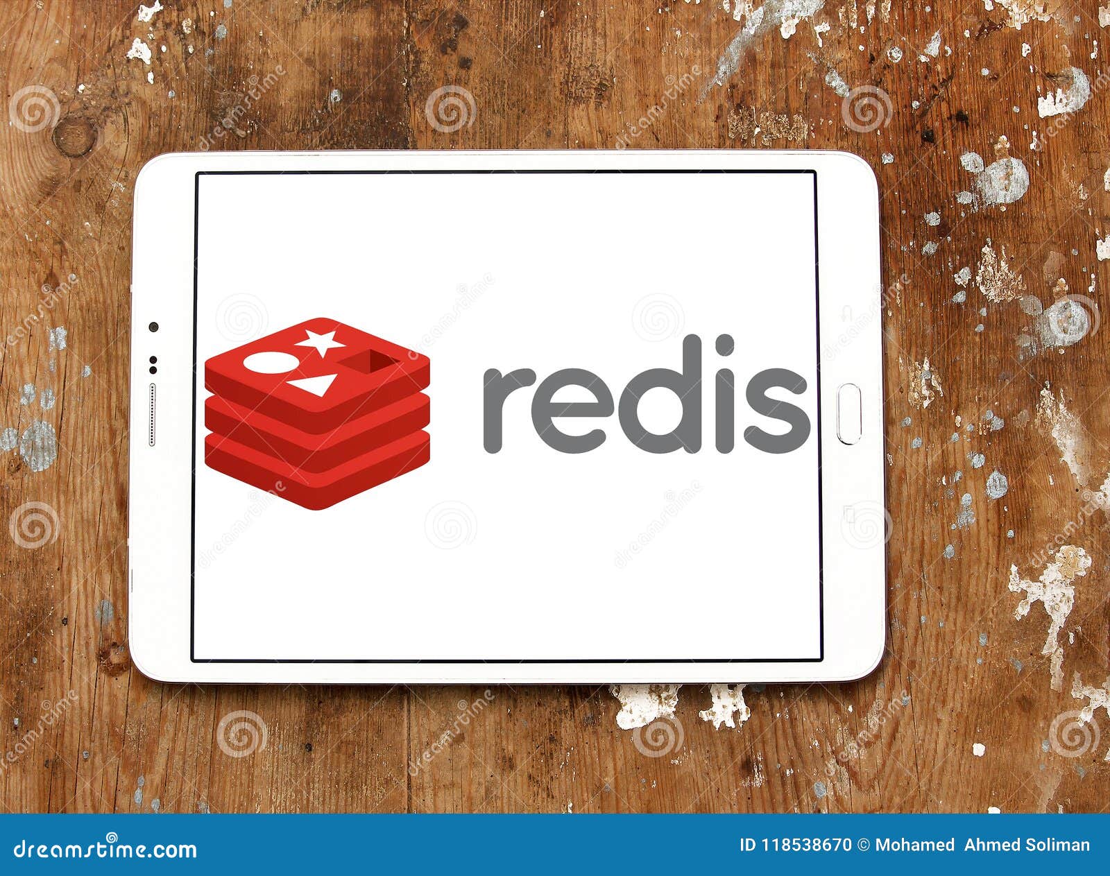 Logotipo De La Tienda De La Estructura De Datos De Redis Imagen ...