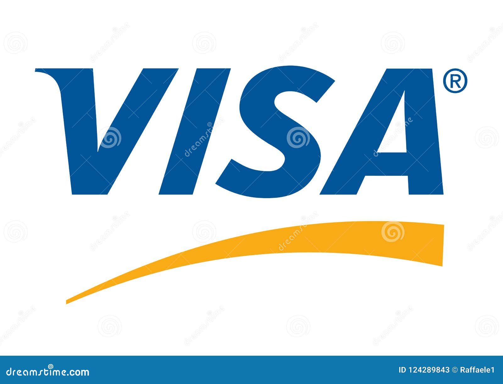 Logotipo de la visa foto de archivo editorial. Ilustración de visado ...