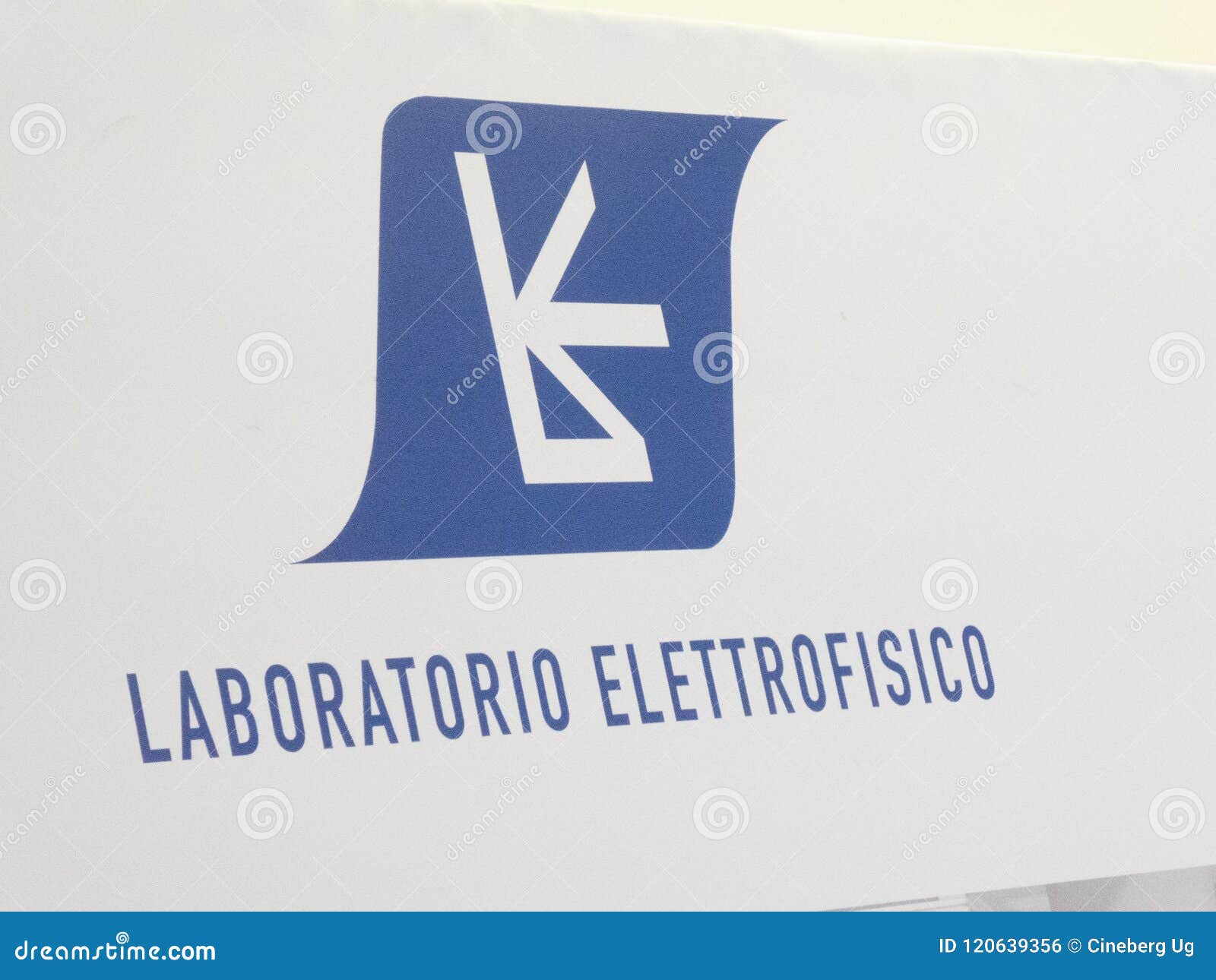 Logotipo De Laboratorio Elettrofisico Foto editorial - Imagen de ...