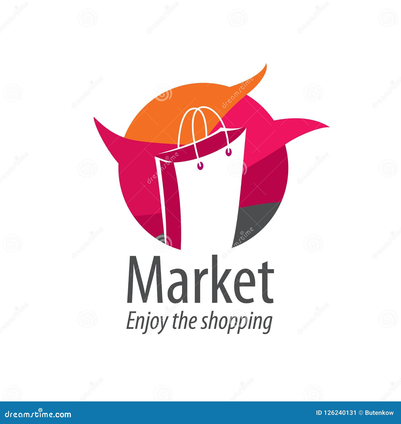 Logotipo De Las Compras Del Vector Ilustración del Vector - Ilustración ...