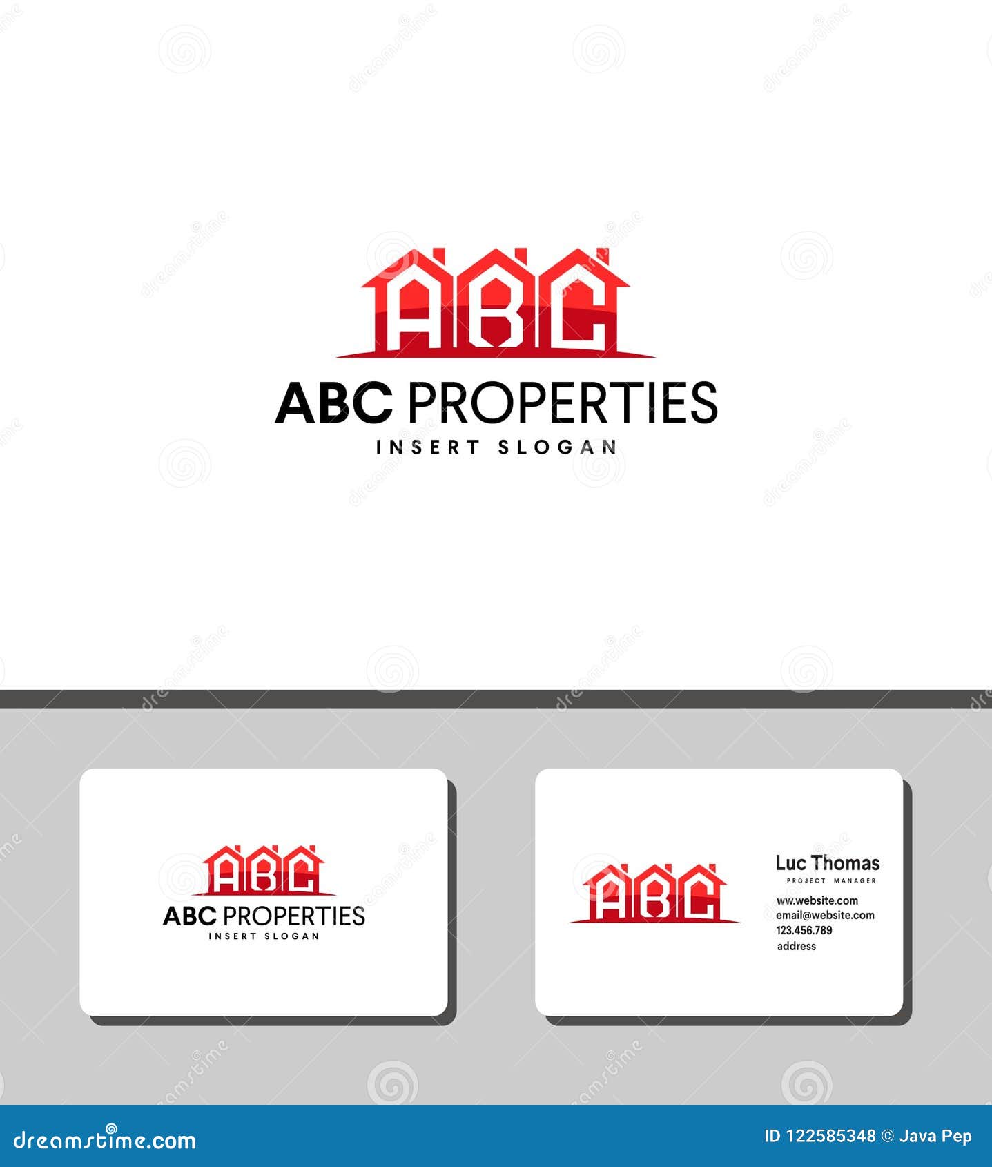 Logotipo De Las Propiedades Del ABC Ilustración del Vector ...