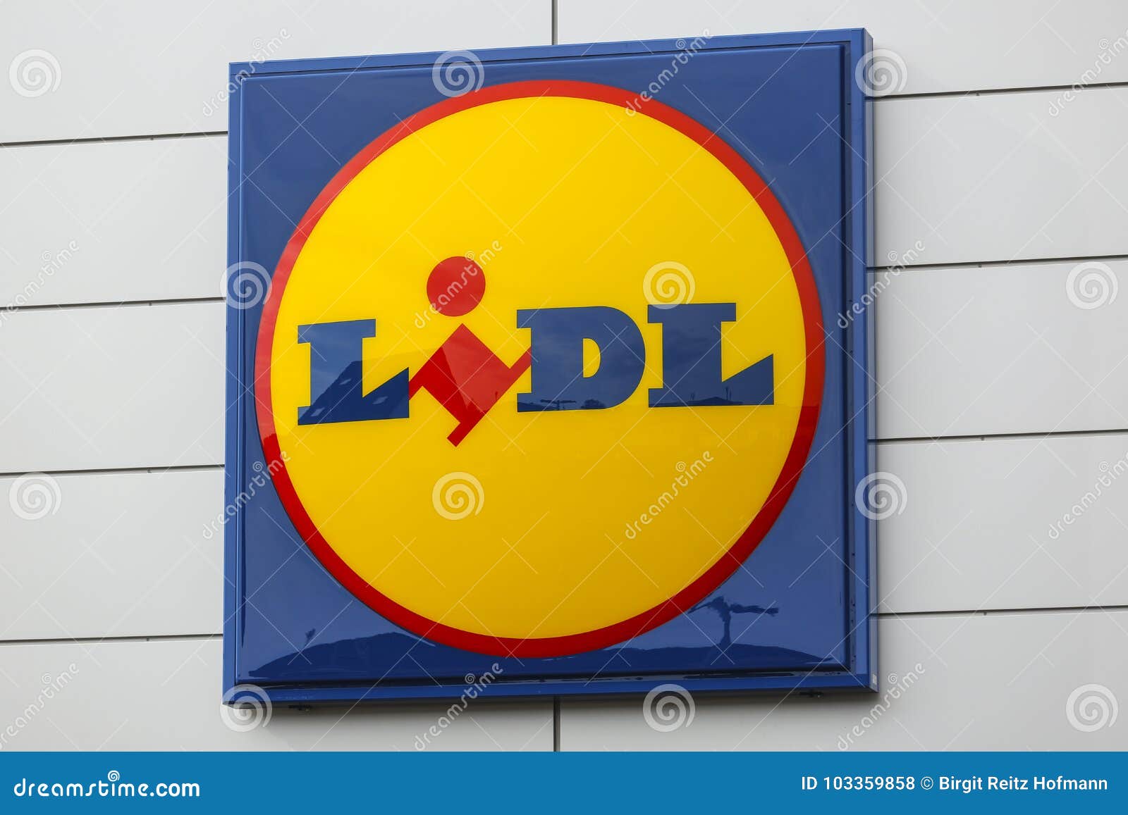 Logotipo de Lidl foto de stock editorial. Imagem de alimento - 103359858