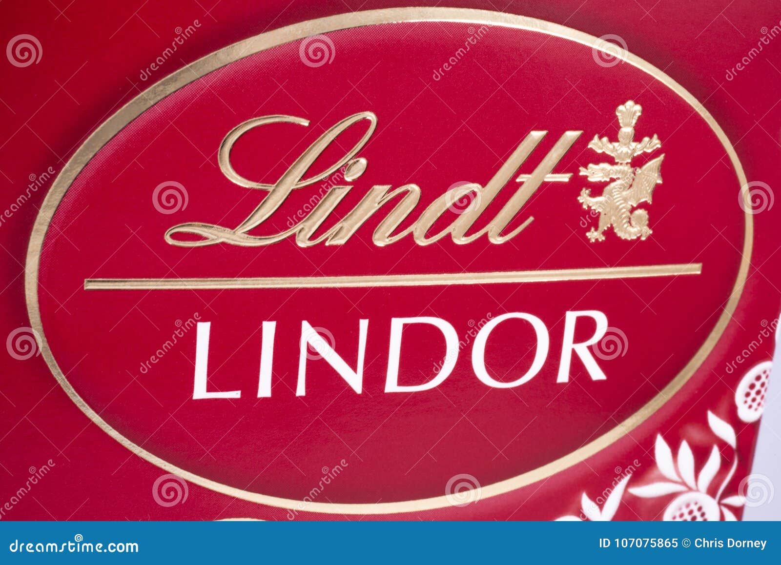 Logotipo de Lindt Lindor imagen editorial. Imagen de productos - 107075865