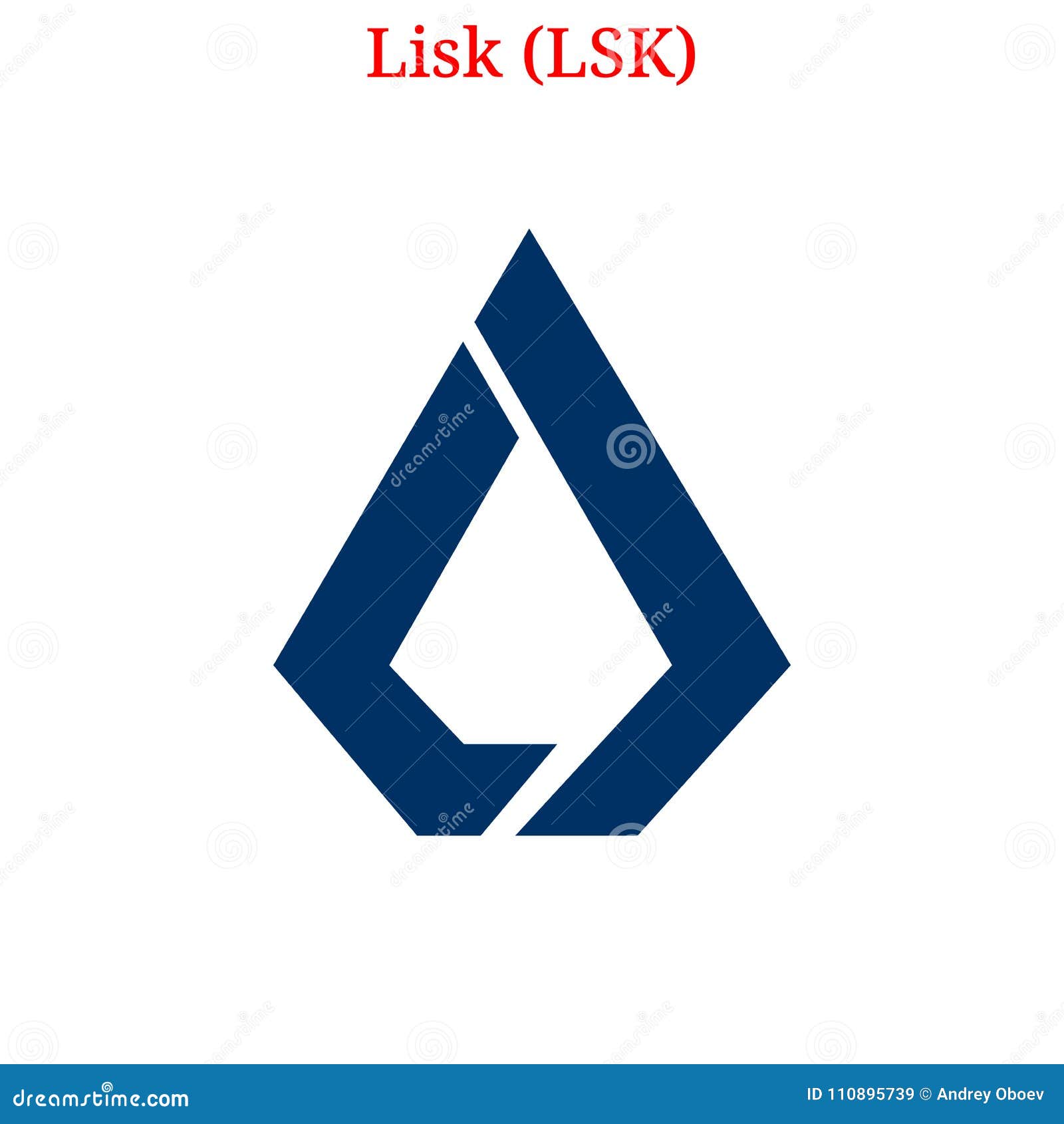 Logotipo De Lisk Del Vector (LSK) Stock de ilustración - Ilustración de ...