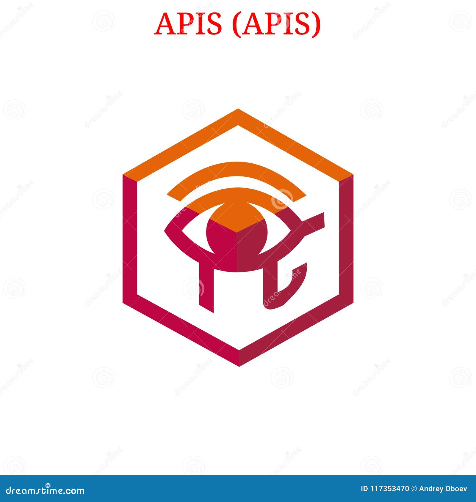 Logotipo De Los APIS De Los APIS Del Vector Ilustración del Vector ...