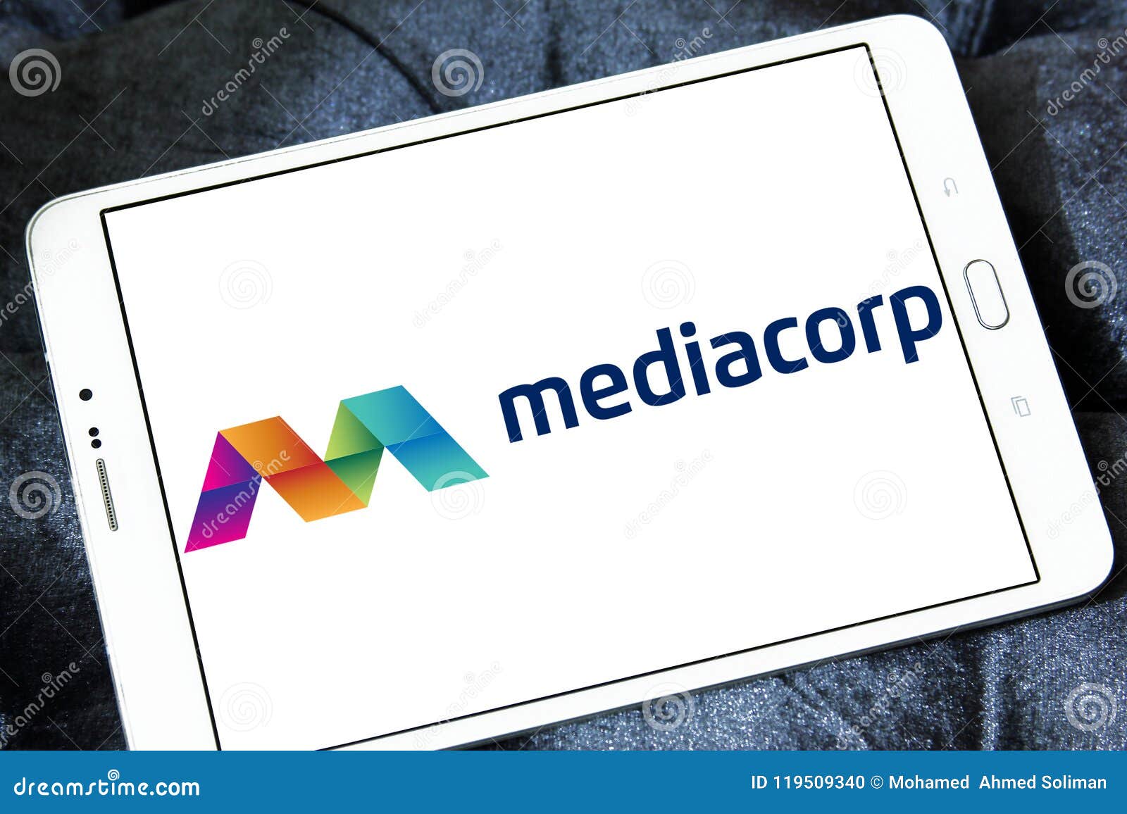 Logotipo de MediaCorp imagen editorial. Imagen de logotipo - 119509340