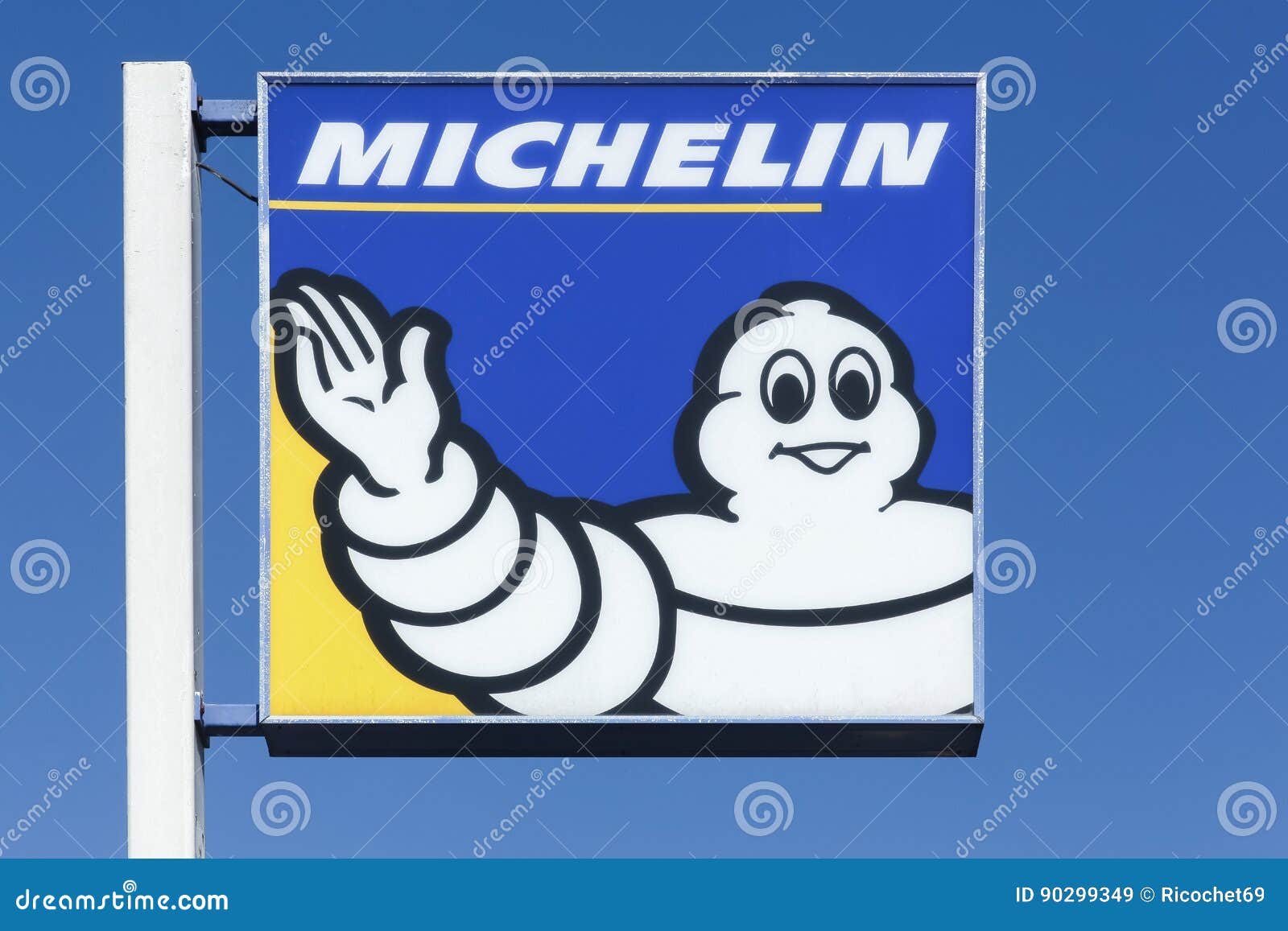 Logotipo De Michelin En Un Polo Imagen de archivo editorial - Imagen de ...