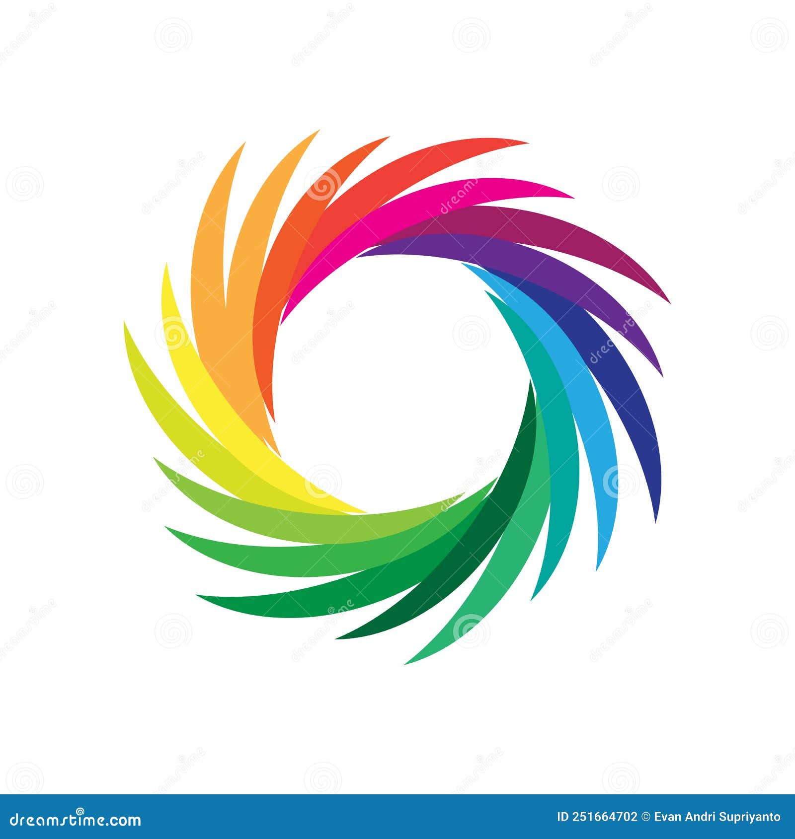 Logotipo De Modelo De Design Plano De Vetor Circular Ilustração do ...