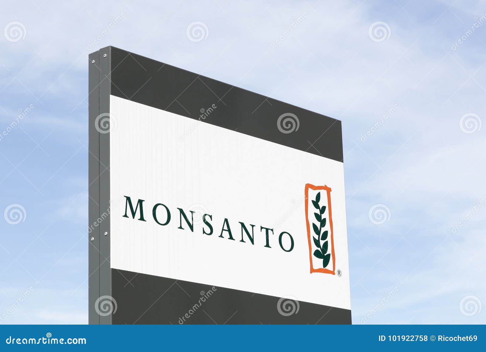 Logotipo De Monsanto En Un Panel Foto de archivo editorial - Imagen de ...