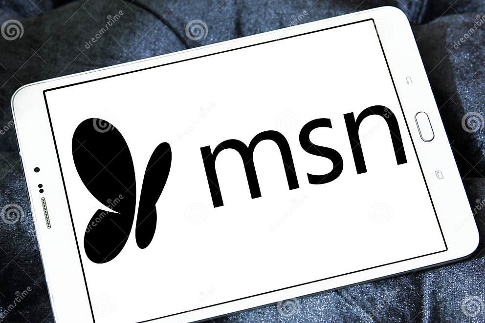 Logotipo de Msn imagen editorial. Imagen de website, insignia - 97860495