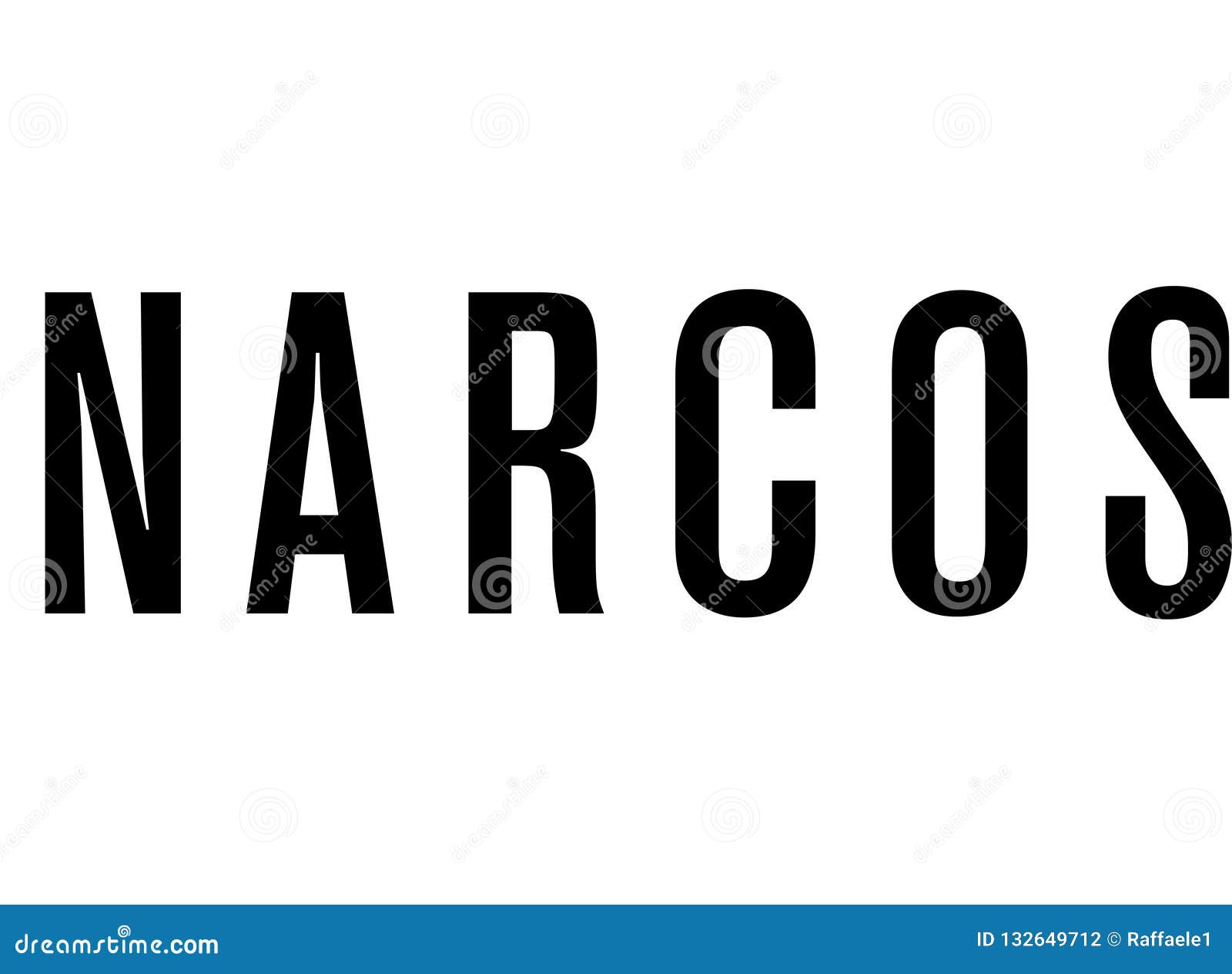 Logotipo de Narcos fotografía editorial. Ilustración de insignia ...