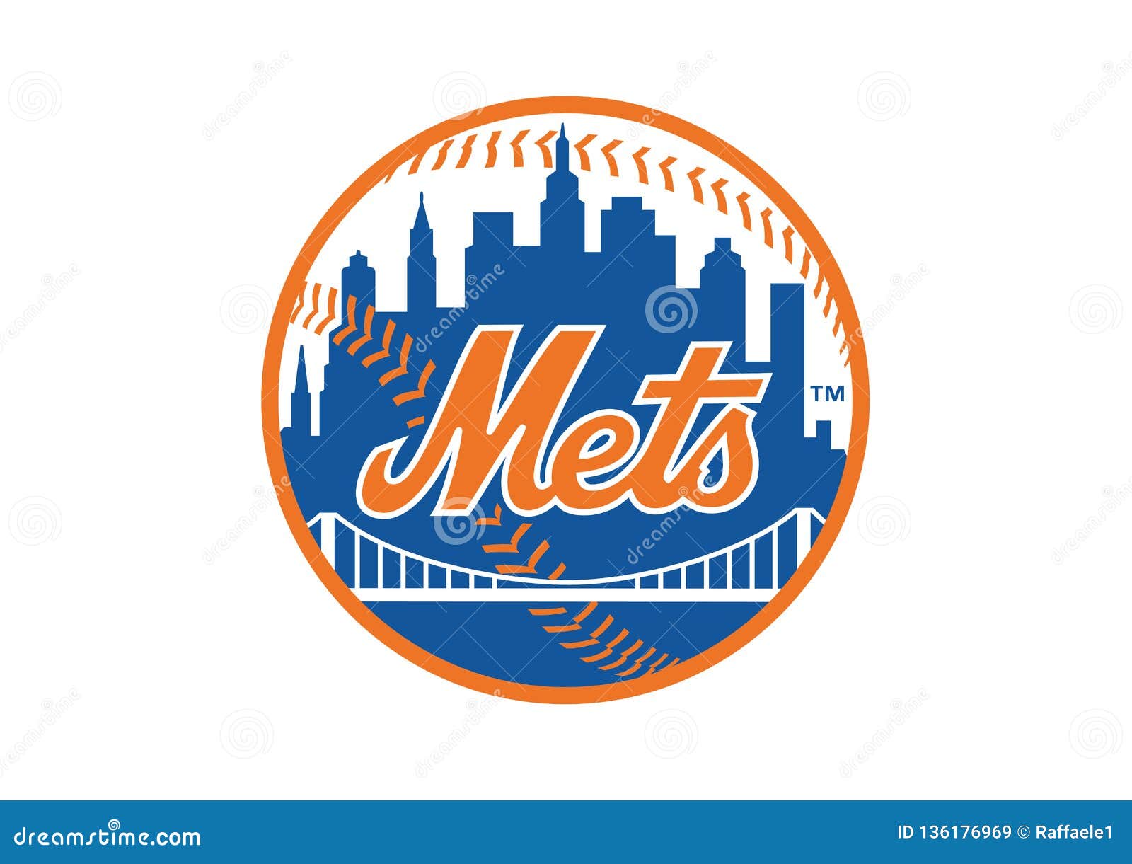 Logotipo de New York Mets imagen de archivo editorial. Ilustración de ...