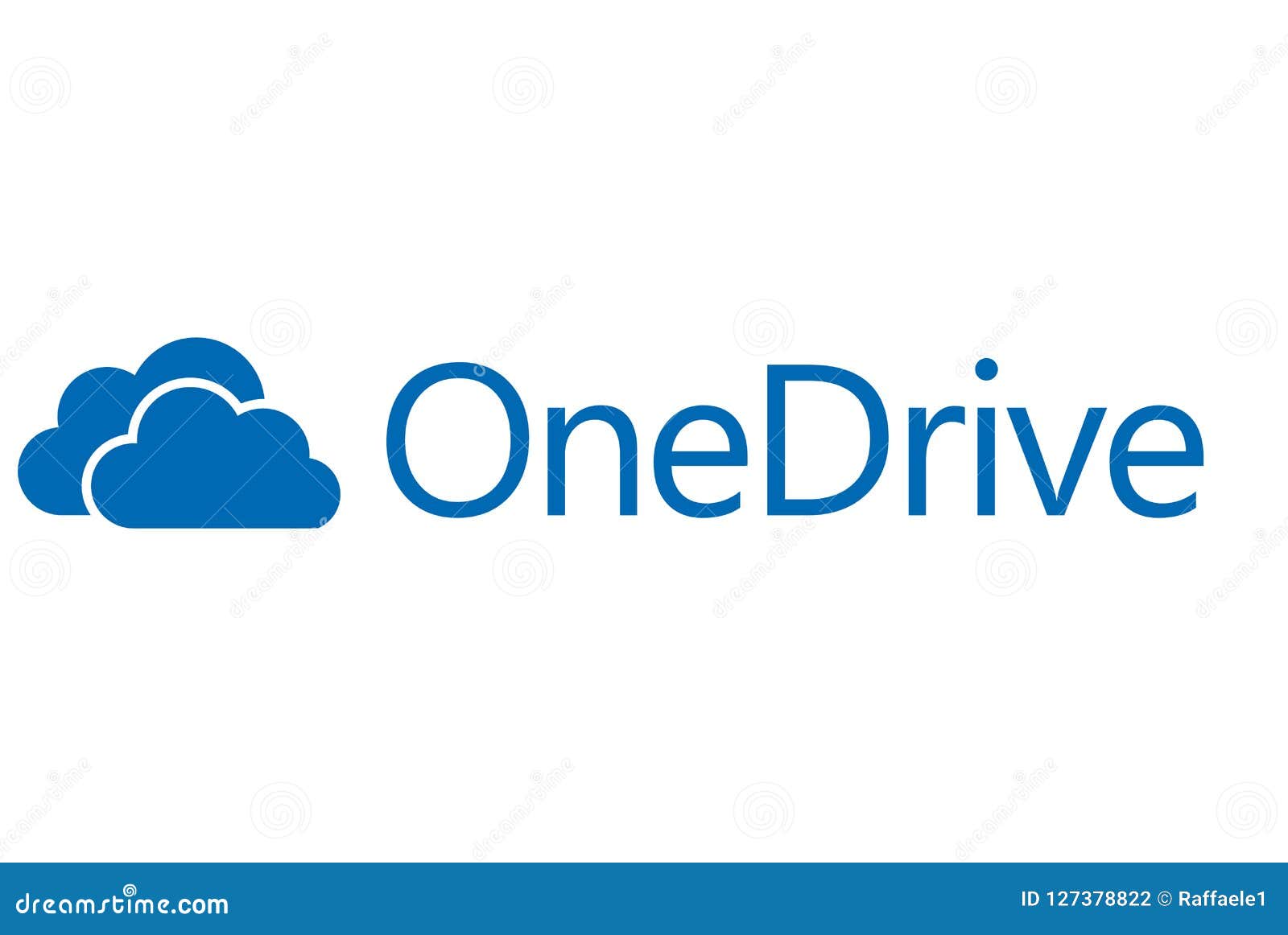 Logotipo de OneDrive fotografía editorial. Ilustración de disponible ...