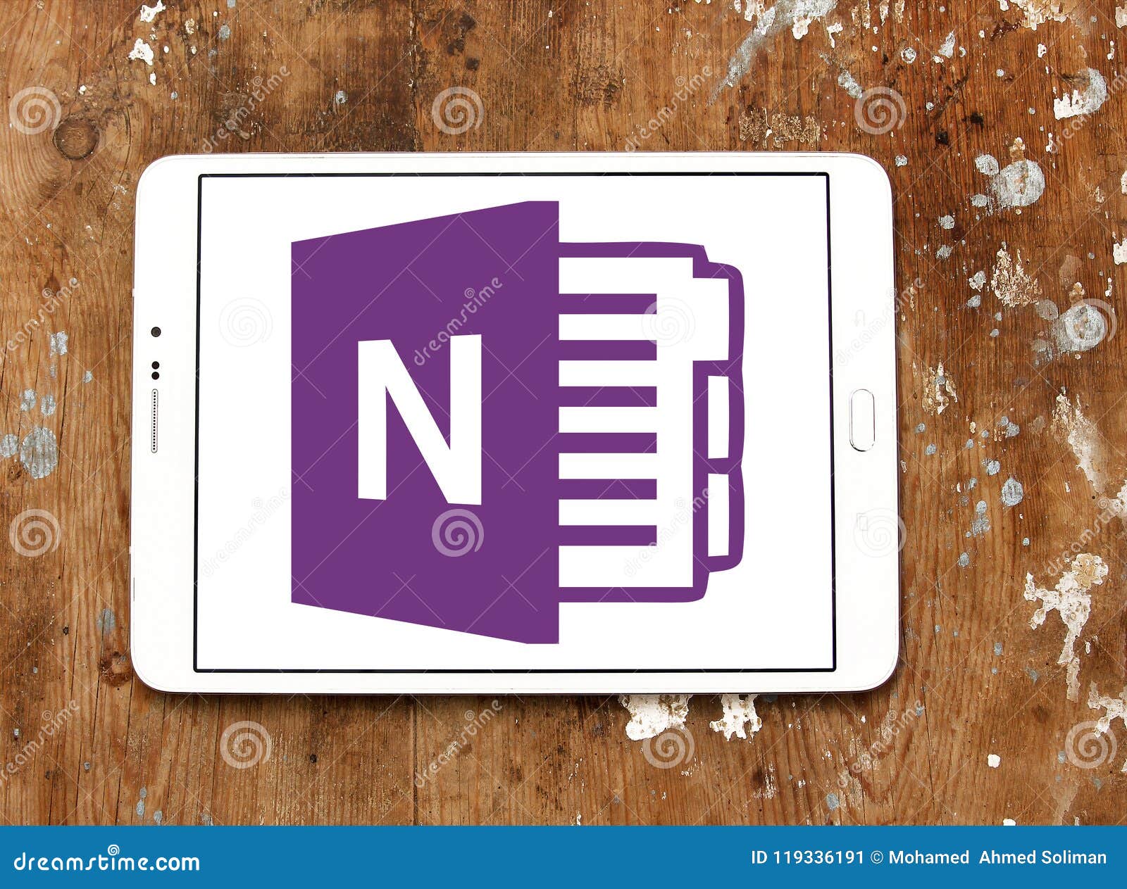 Logotipo De OneNote Del Microsoft Office Foto editorial - Imagen de ...