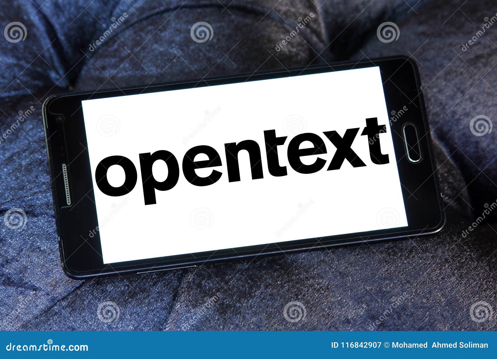 Logotipo De OpenText Corporation Fotografía editorial - Imagen de ...
