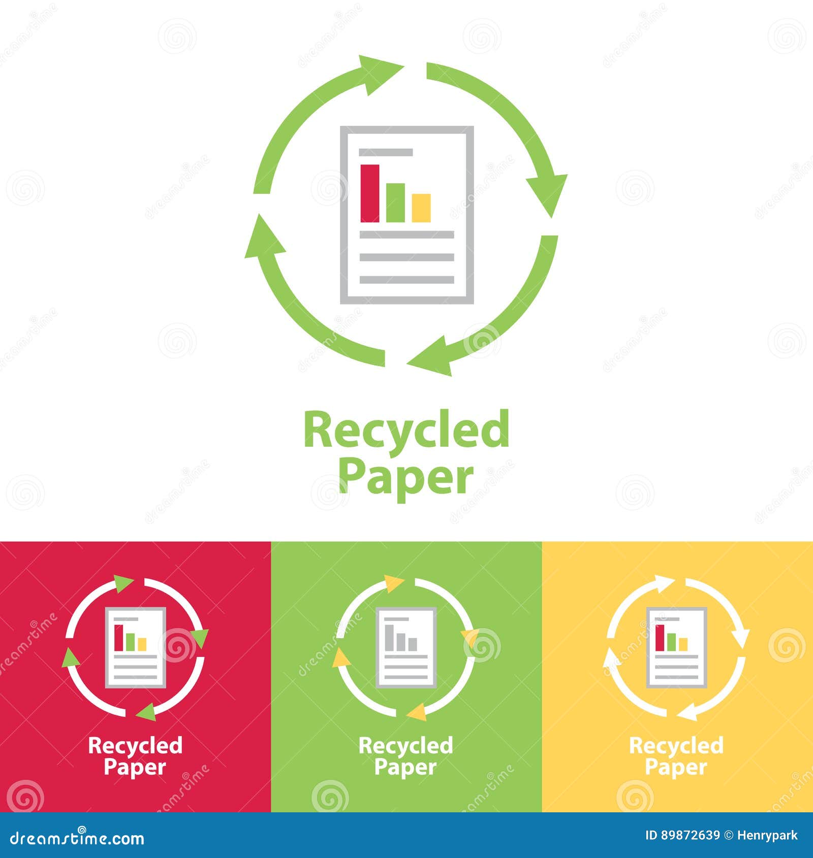 Logotipo De Papel Reciclado Ilustração do Vetor - Ilustração de ...