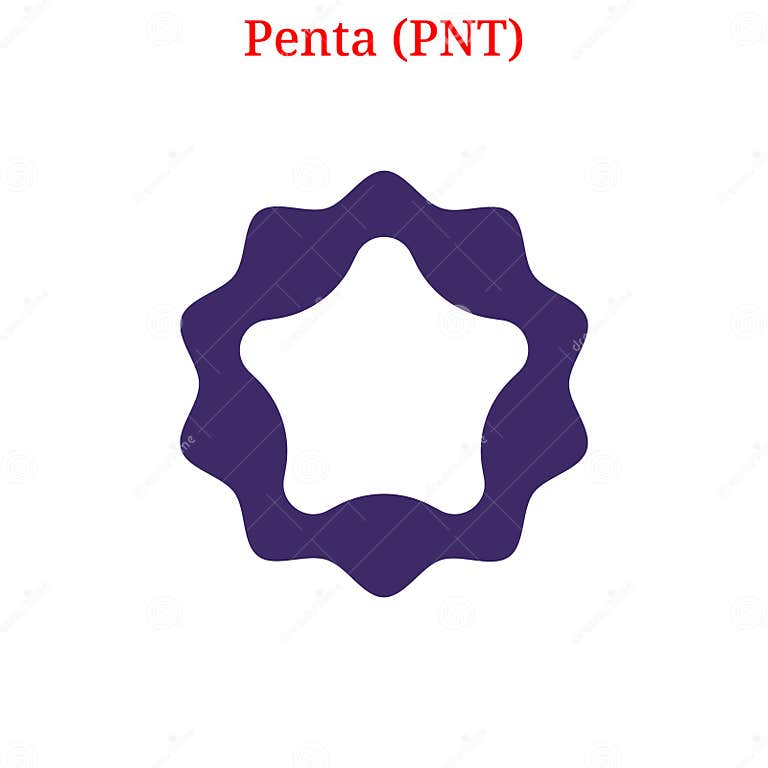 Logotipo De Penta PNT Del Vector Ilustración del Vector - Ilustración ...