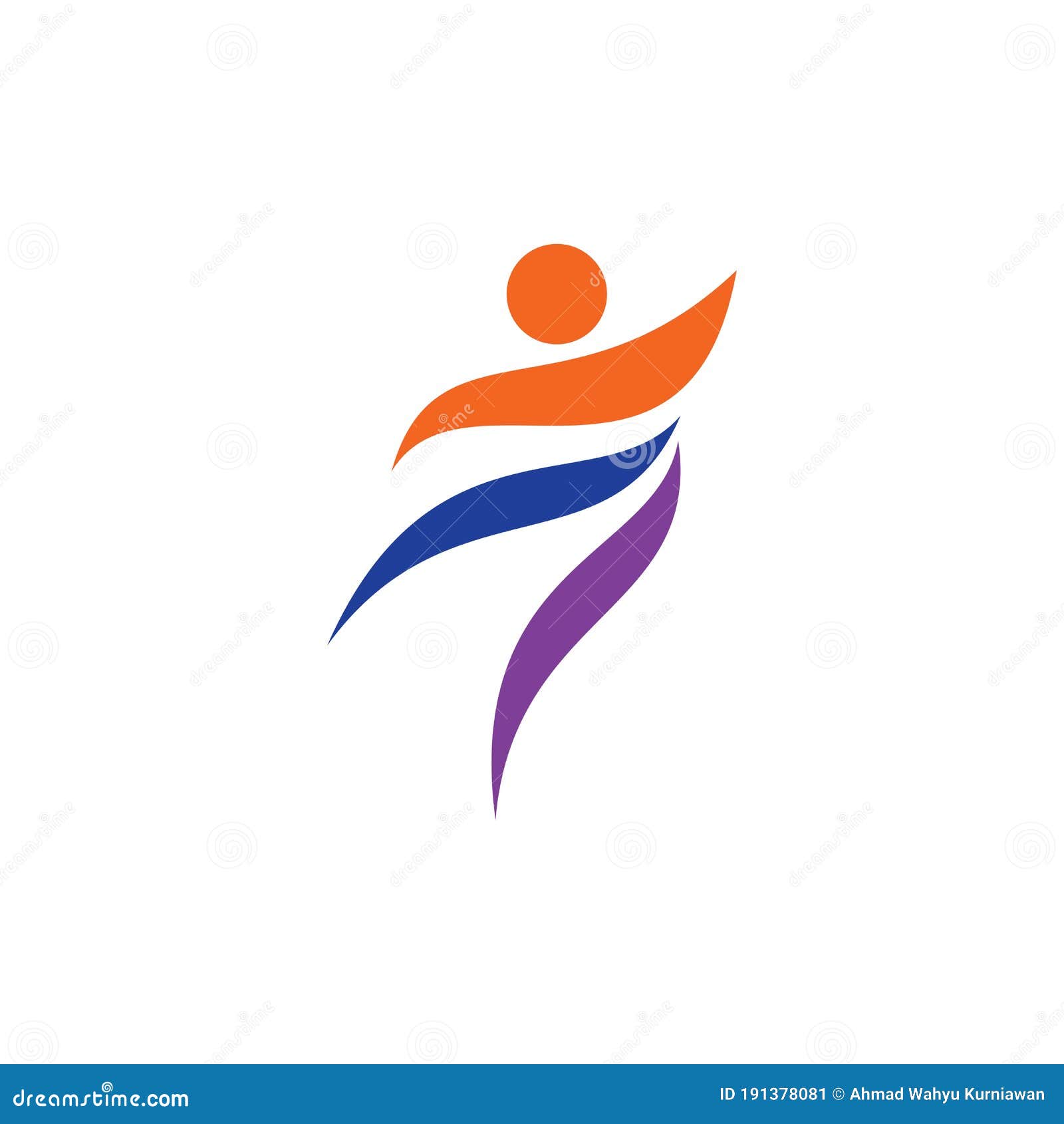 Logotipo de personas sanas ilustración del vector. Ilustración de ...