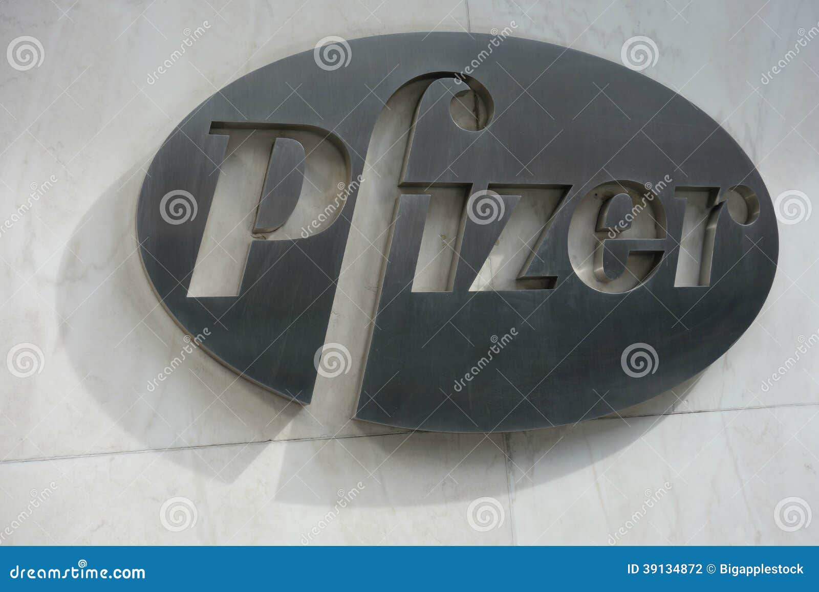 Logotipo de Pfizer fotografía editorial. Imagen de farmacéutico - 39134872