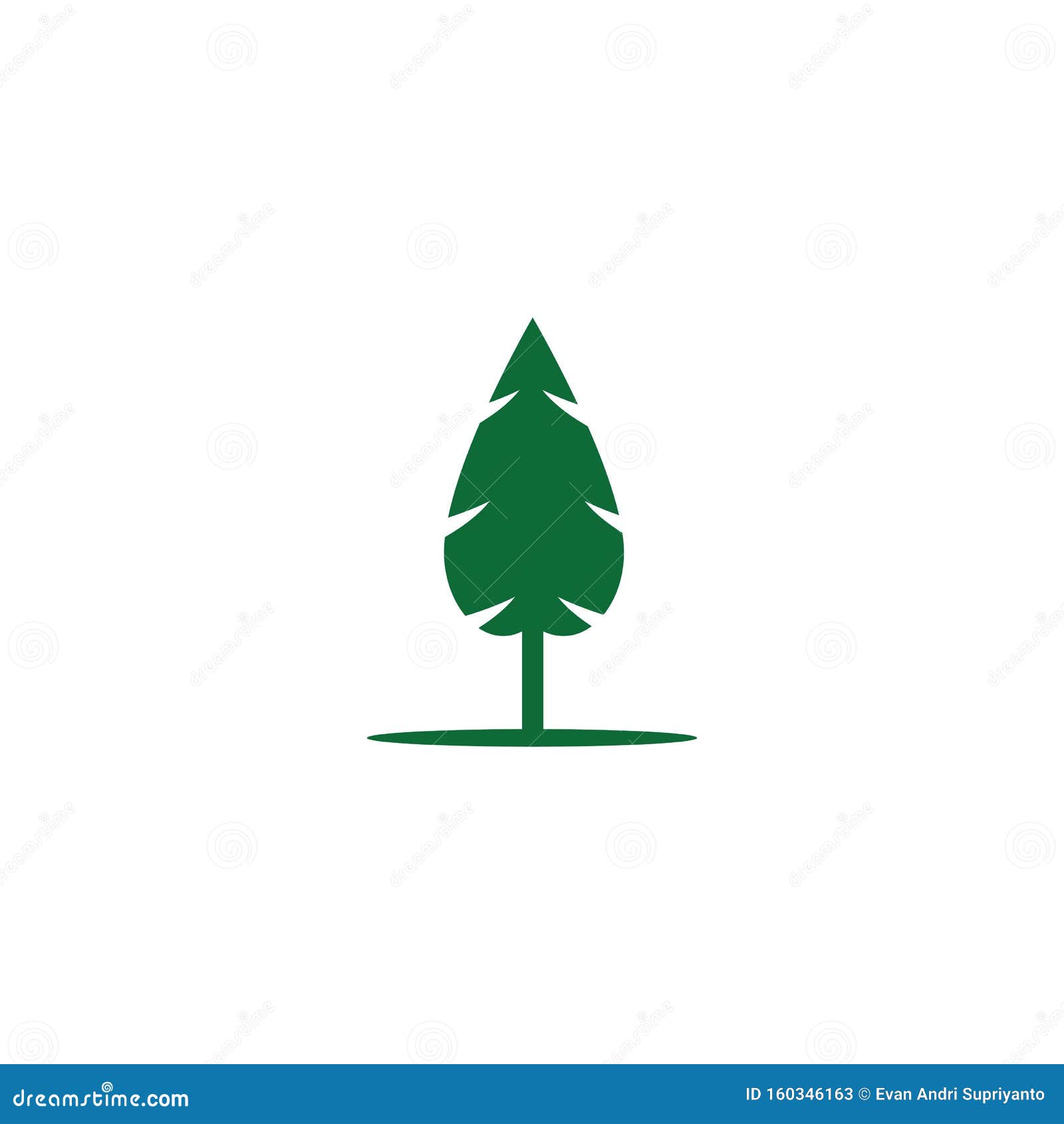 Logotipo de pino vectorial ilustración del vector. Ilustración de ...