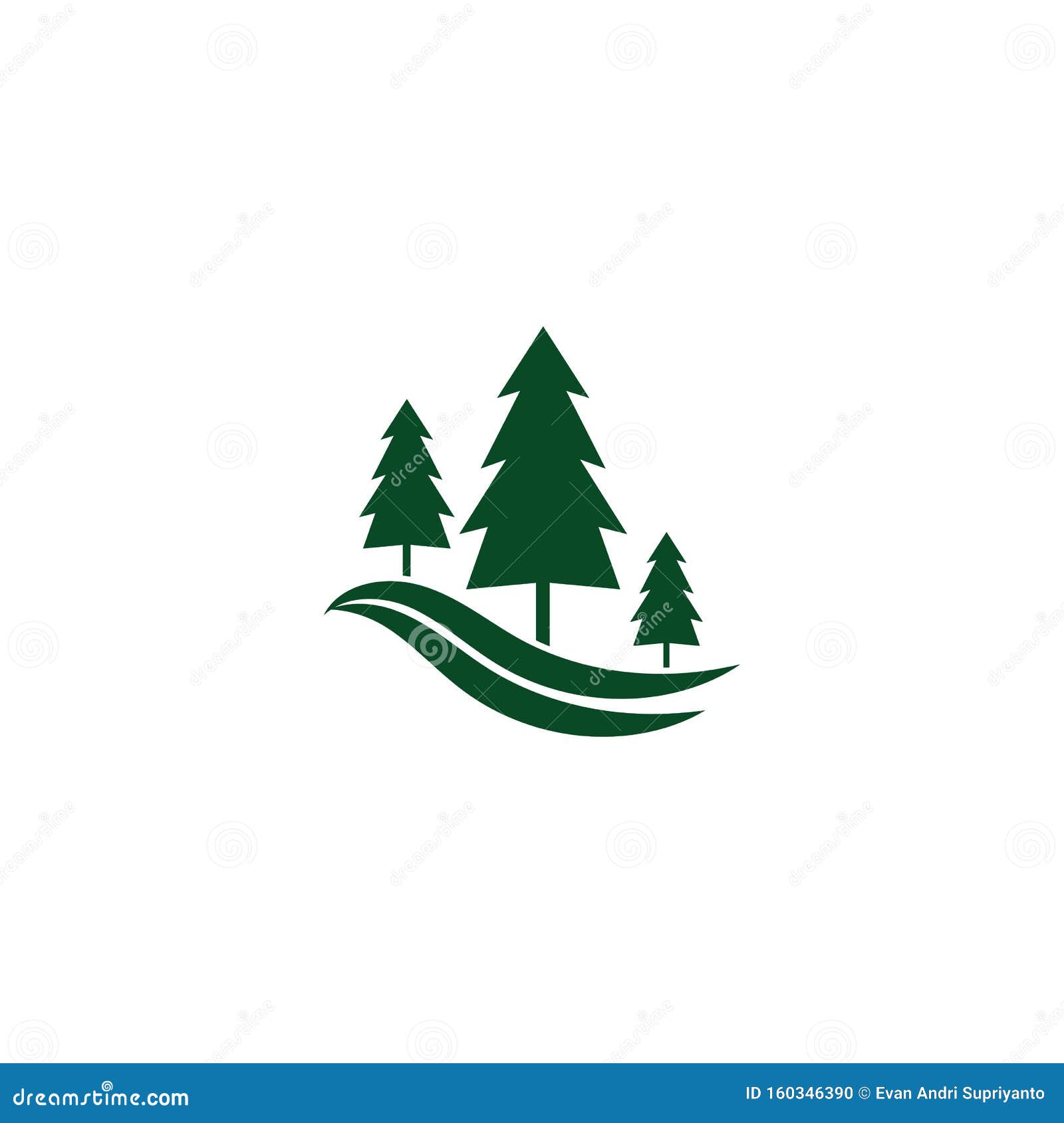 Logotipo de pino vectorial ilustración del vector. Ilustración de ...