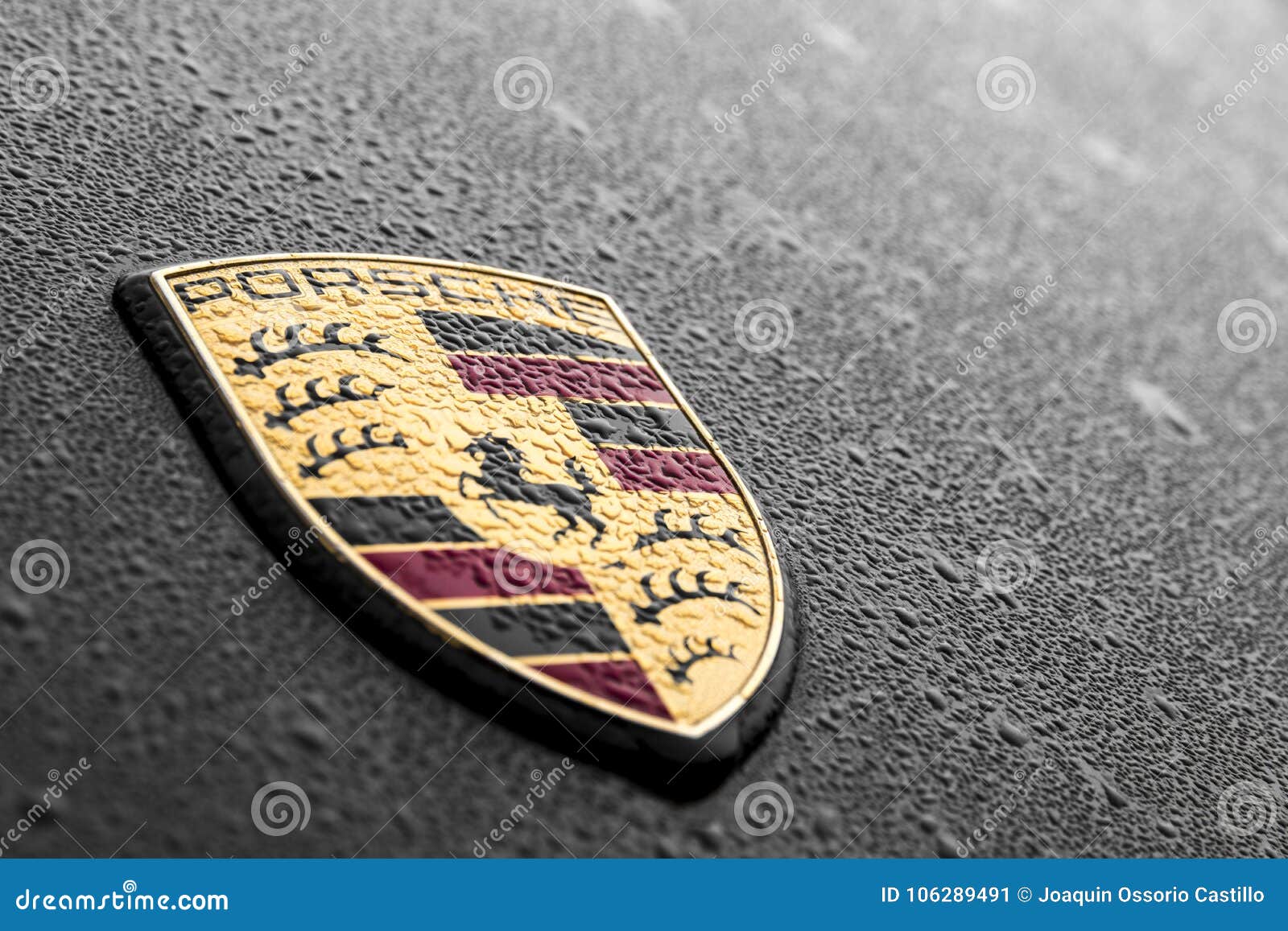 Logotipo de Porsche foto editorial. Imagem de metal - 106289491