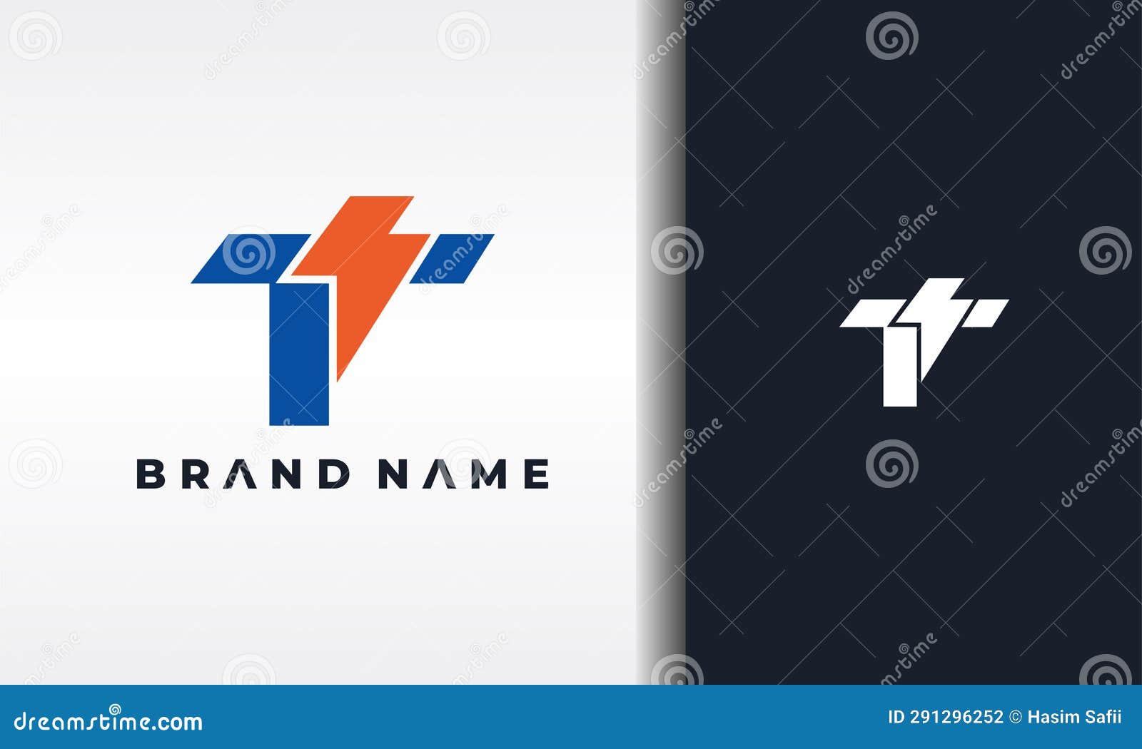 Logotipo de rayo ilustración del vector. Ilustración de voltio - 291296252