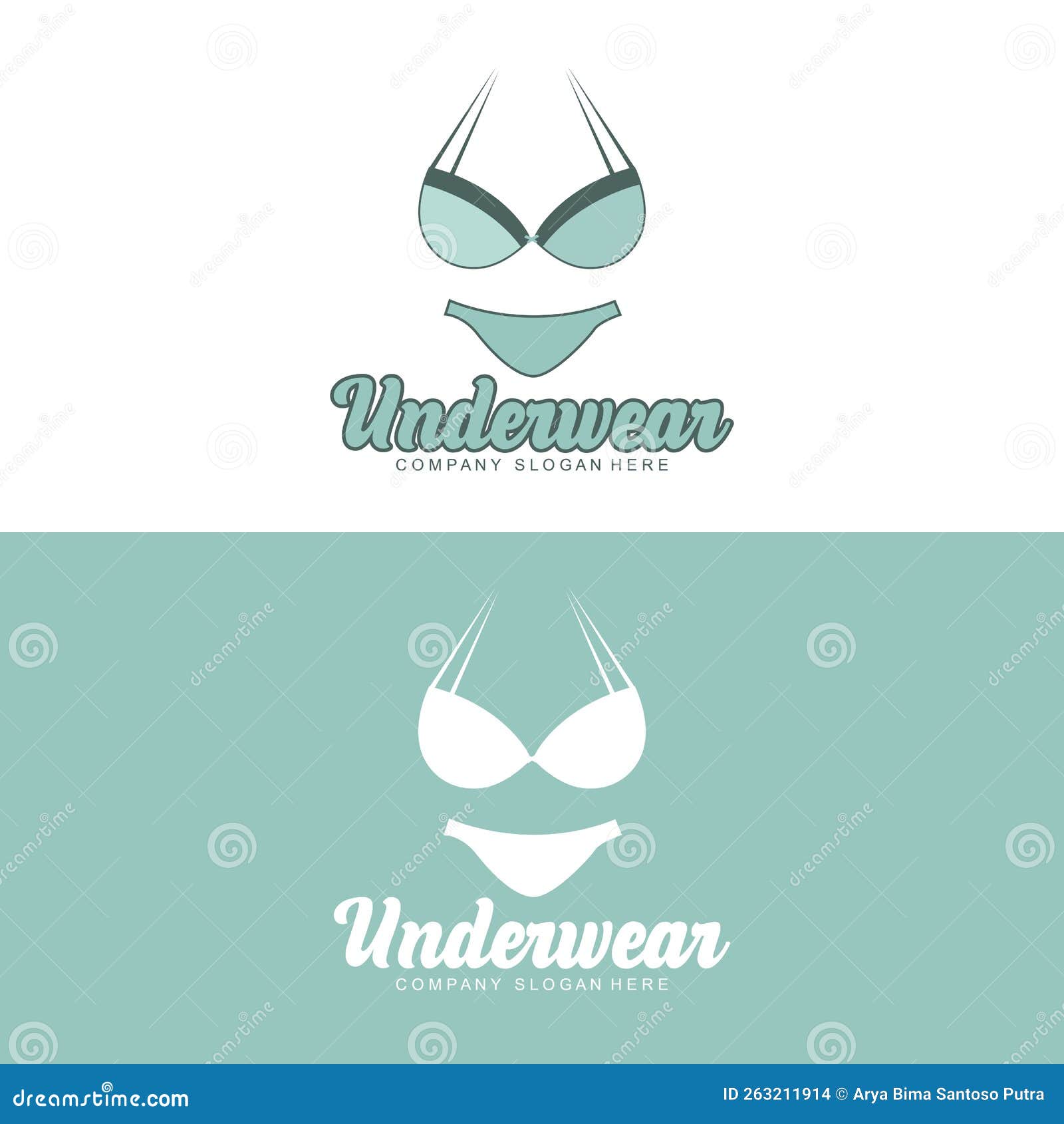 Logotipo De Roupa Interior Mulheres Vetor Vetor Mulheres Moda Design ...
