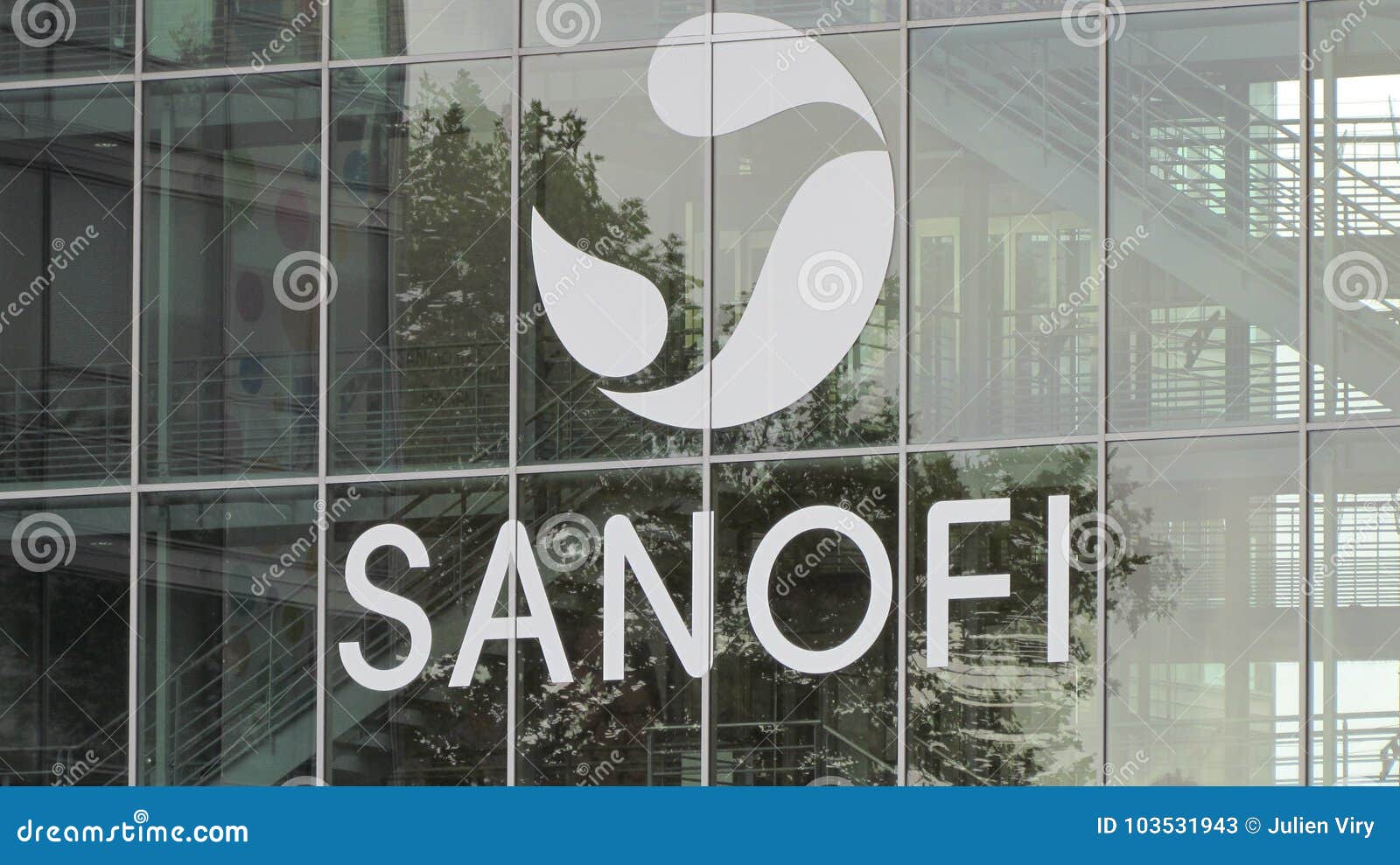 Logotipo De Sanofi En Un Edificio Foto de archivo editorial - Imagen de ...