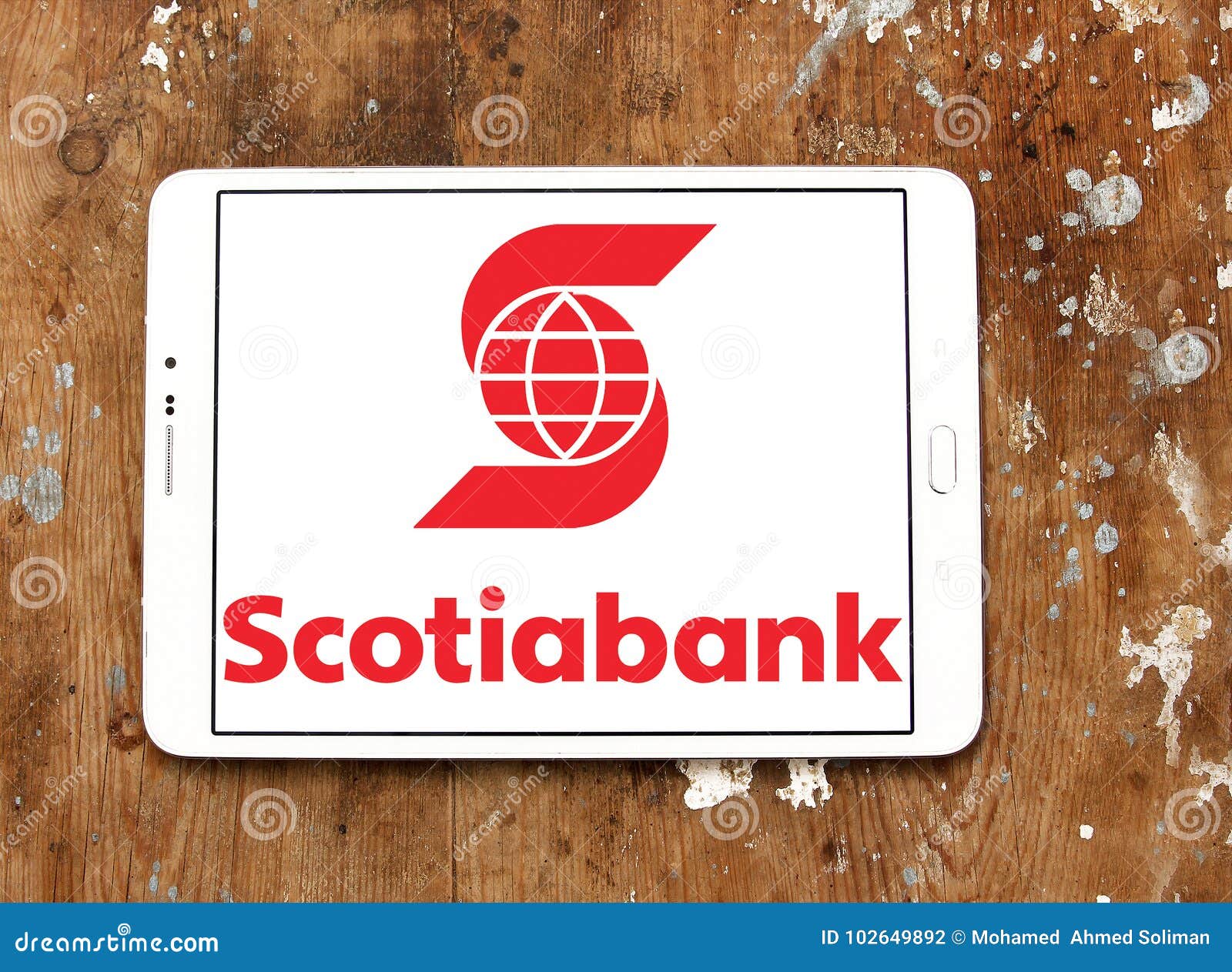 Logotipo de Scotiabank fotografía editorial. Imagen de insignia - 102649892