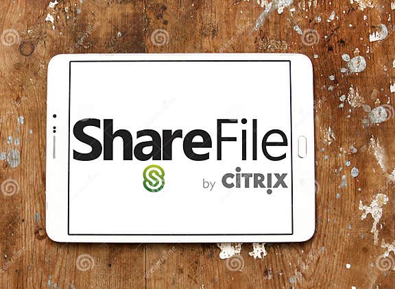 Logotipo De ShareFile Citrix Fotografía editorial - Imagen de marca ...