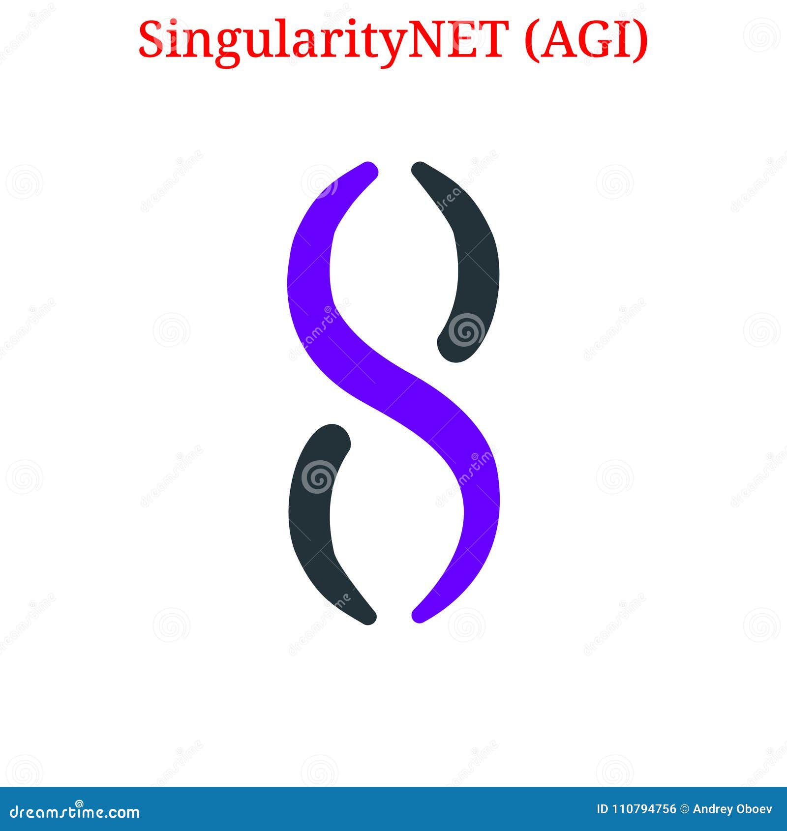 Logotipo De SingularityNET Do Vetor (AGI) Ilustração Stock - Ilustração ...