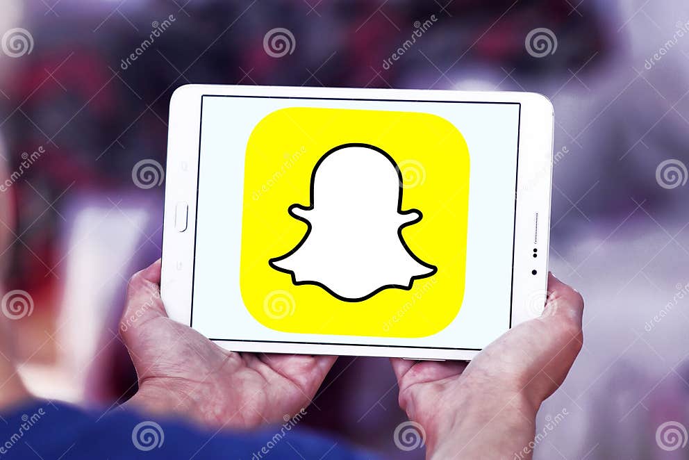 Logotipo de Snapchat imagen de archivo editorial. Imagen de apego ...