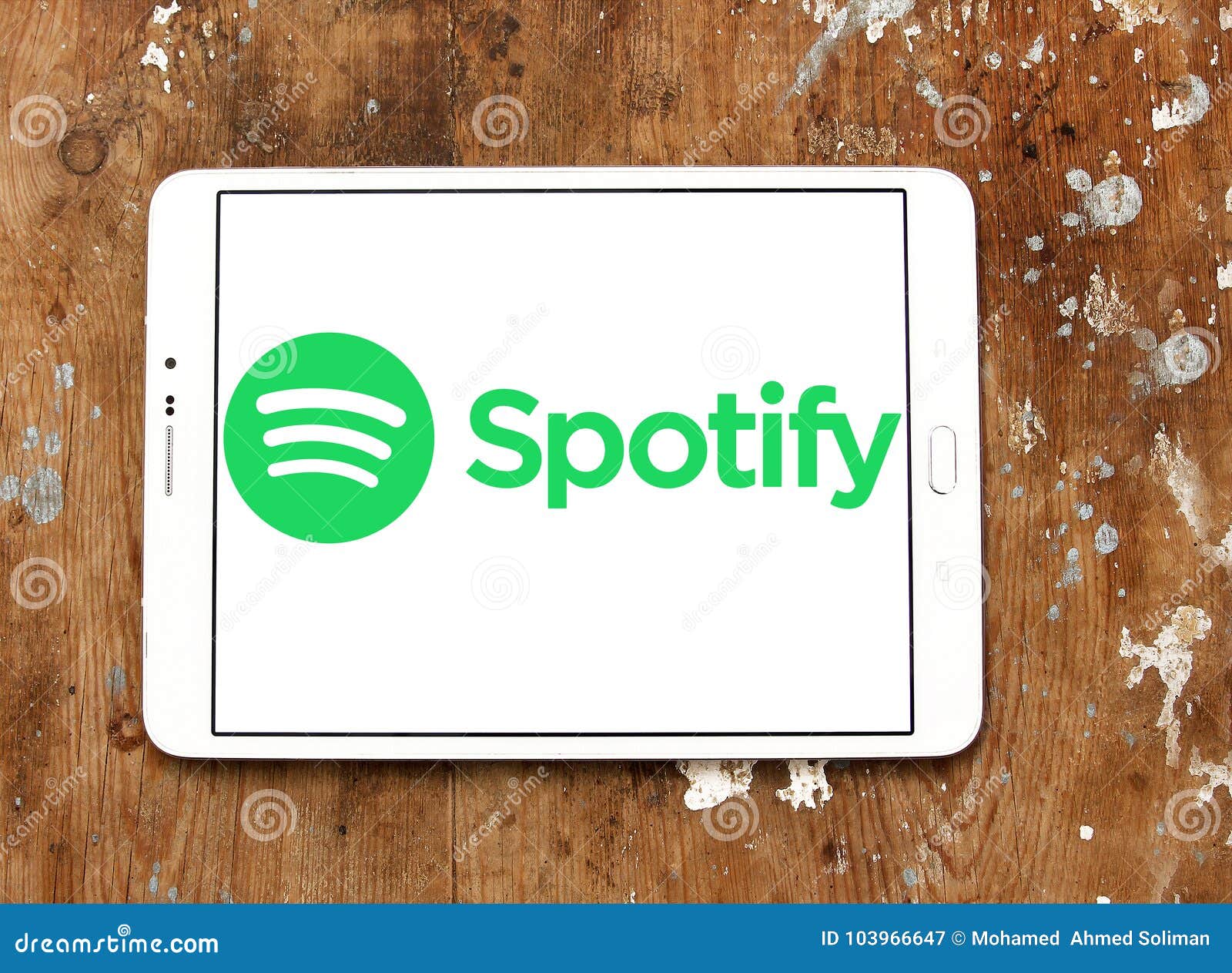 Logotipo de Spotify fotografía editorial. Imagen de vector - 103966647