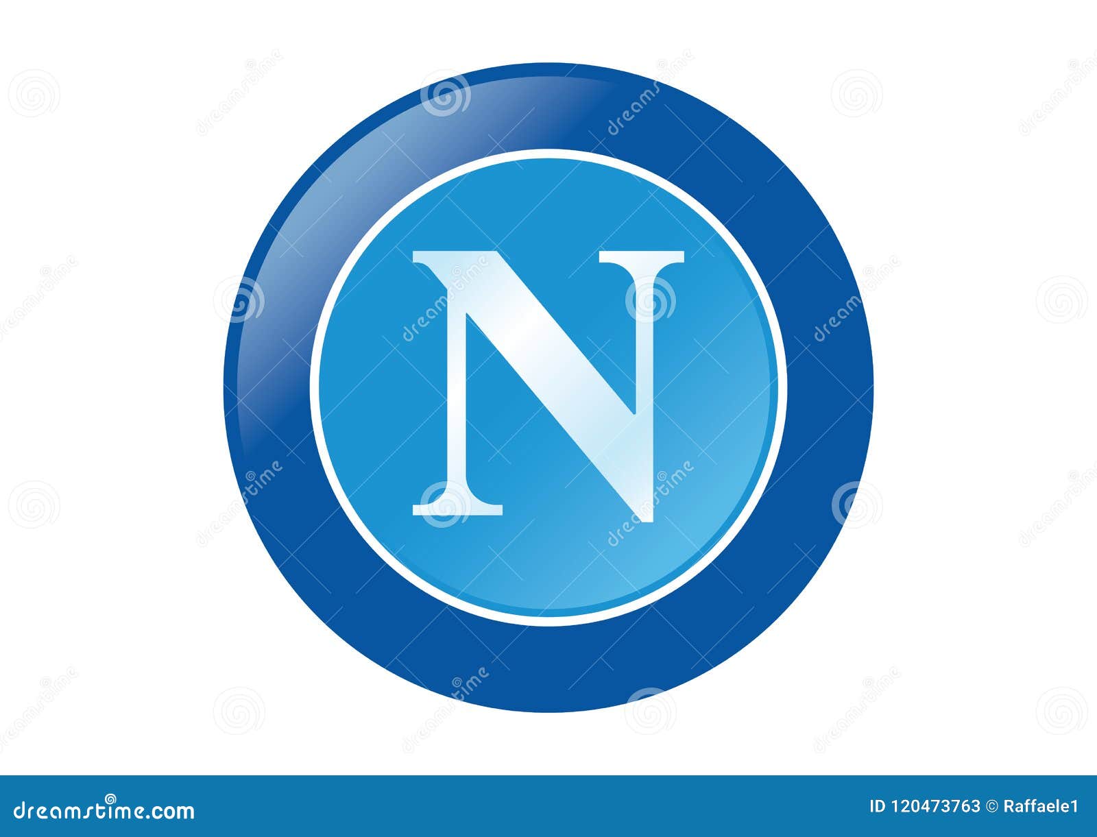 Logotipo de SSC Napoli foto de archivo editorial. Ilustración de famoso ...