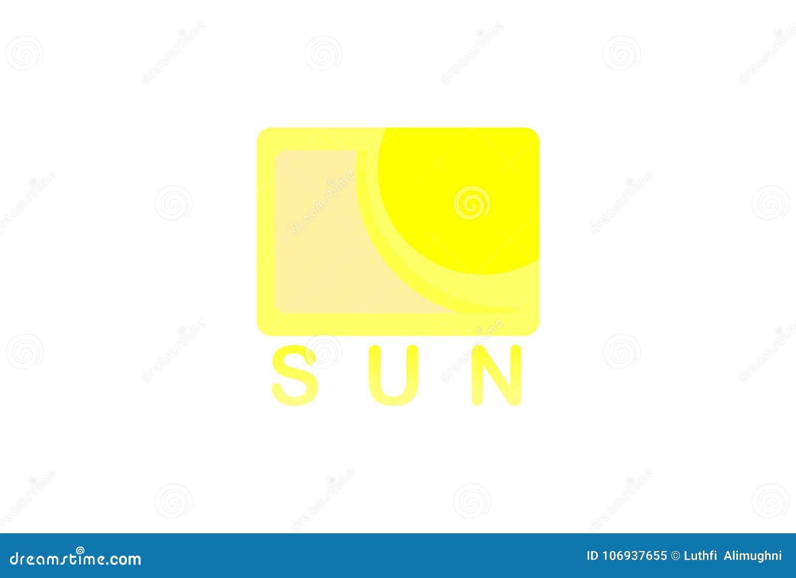 Logotipo de Sun ilustración del vector. Ilustración de pares - 106937655
