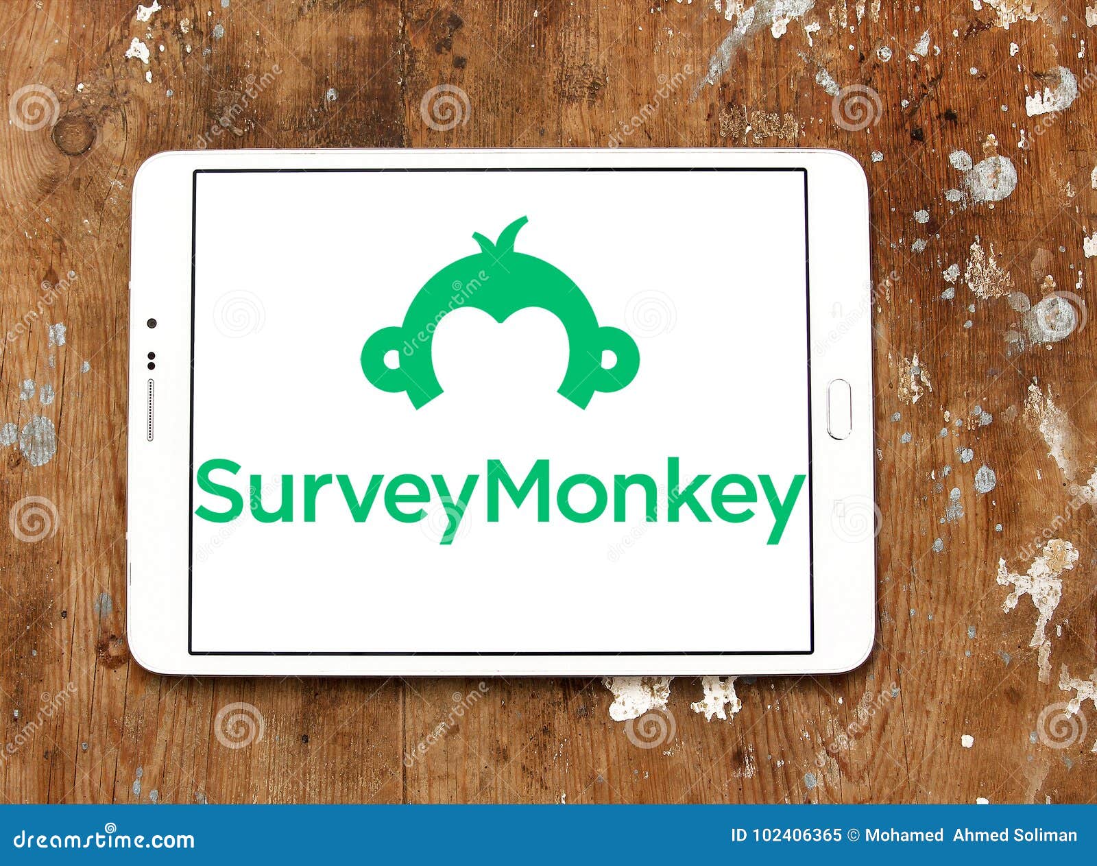 Logotipo de SurveyMonkey imagen editorial. Imagen de emblema - 102406365