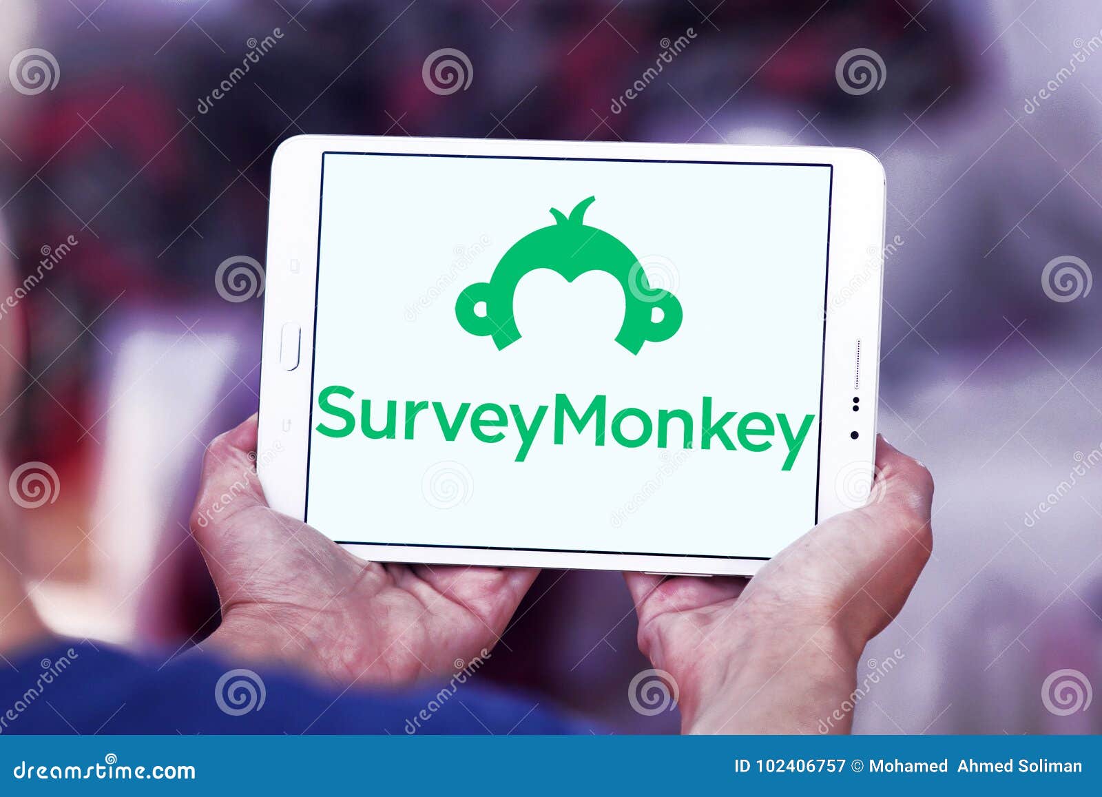 Logotipo de SurveyMonkey fotografía editorial. Imagen de muestra ...