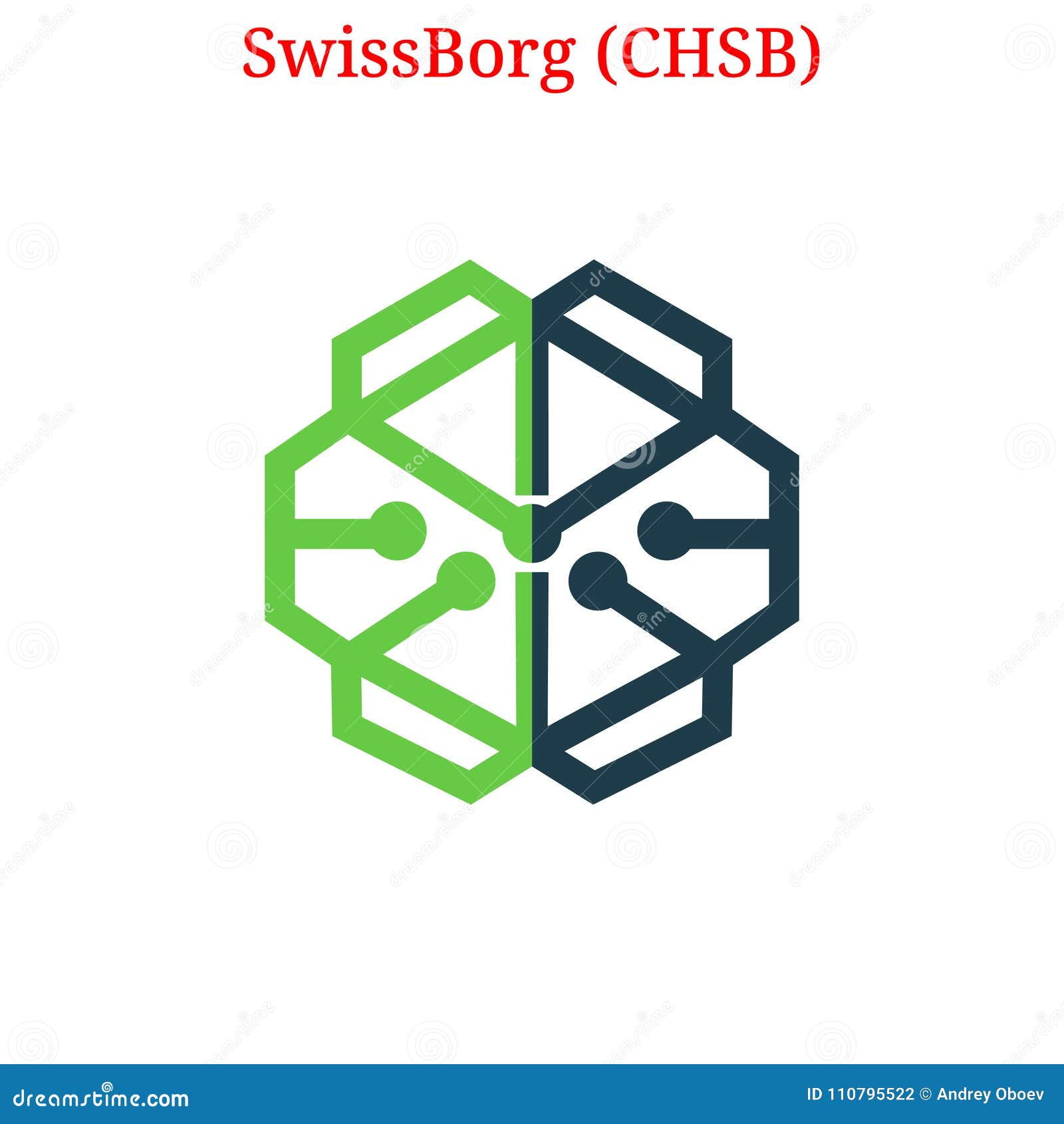 Logotipo De SwissBorg CHSB Del Vector Ilustración del Vector ...