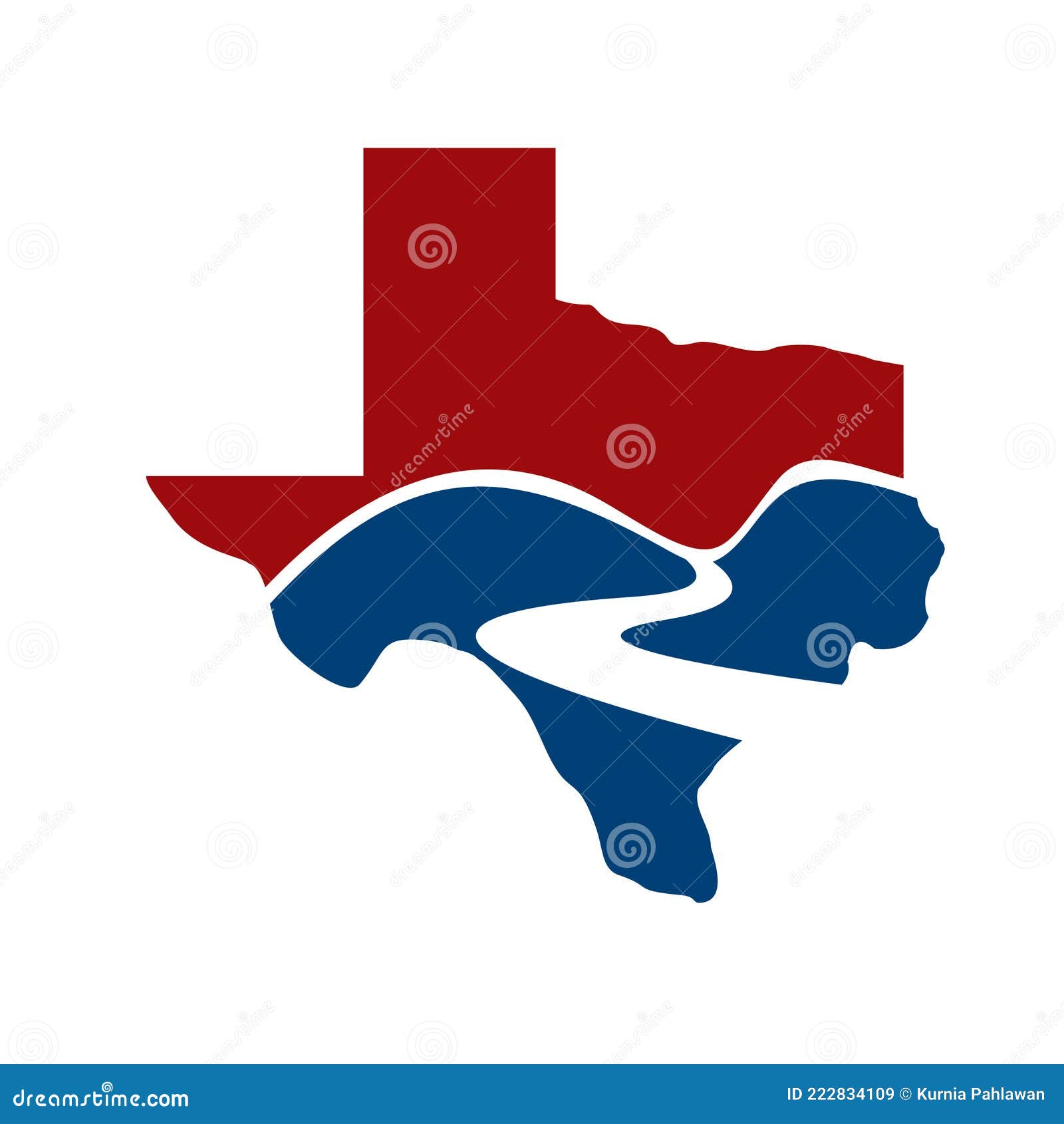Logotipo De Texas De La Forma Texas Abstracto Logotipo Ilustración del ...