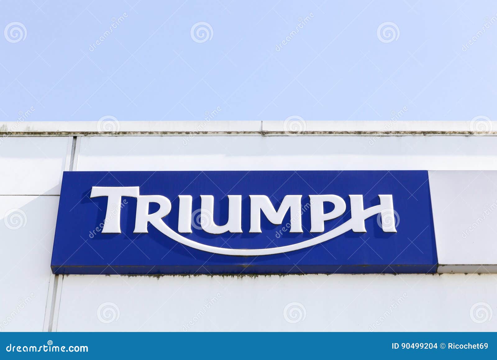 Logotipo De Triumph En Una Pared Imagen de archivo editorial - Imagen ...