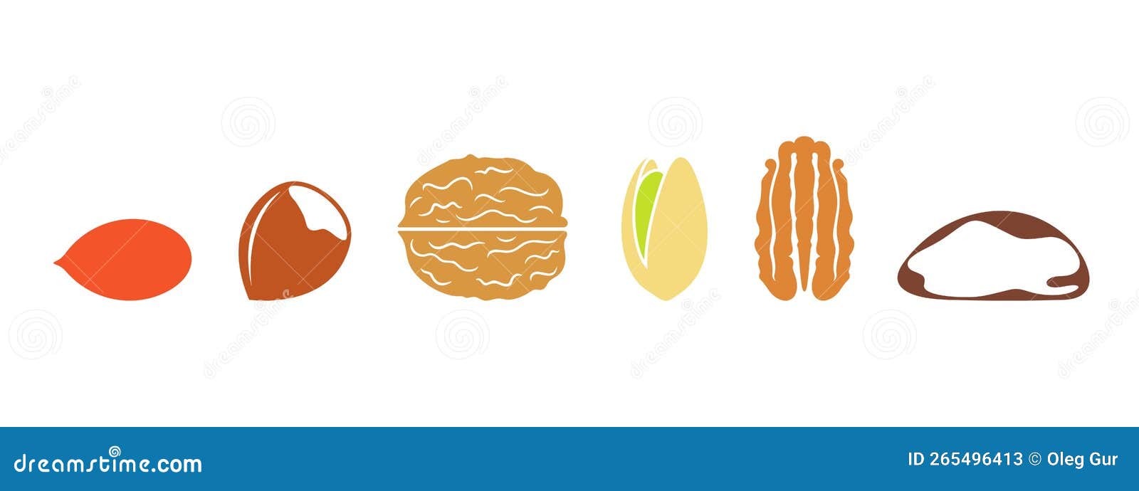 Logotipo De Tuerca. Tuerca Aislada Sobre Fondo Blanco. Establecer ...