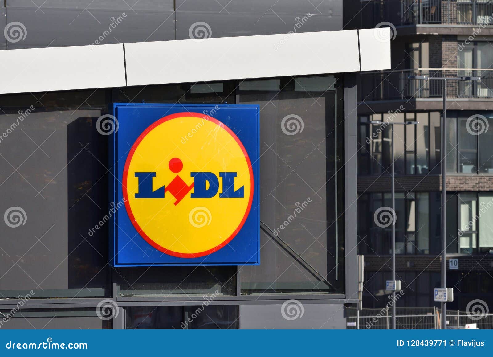 Logotipo De Um Supermercado De Lidl Foto Editorial - Imagem de ...