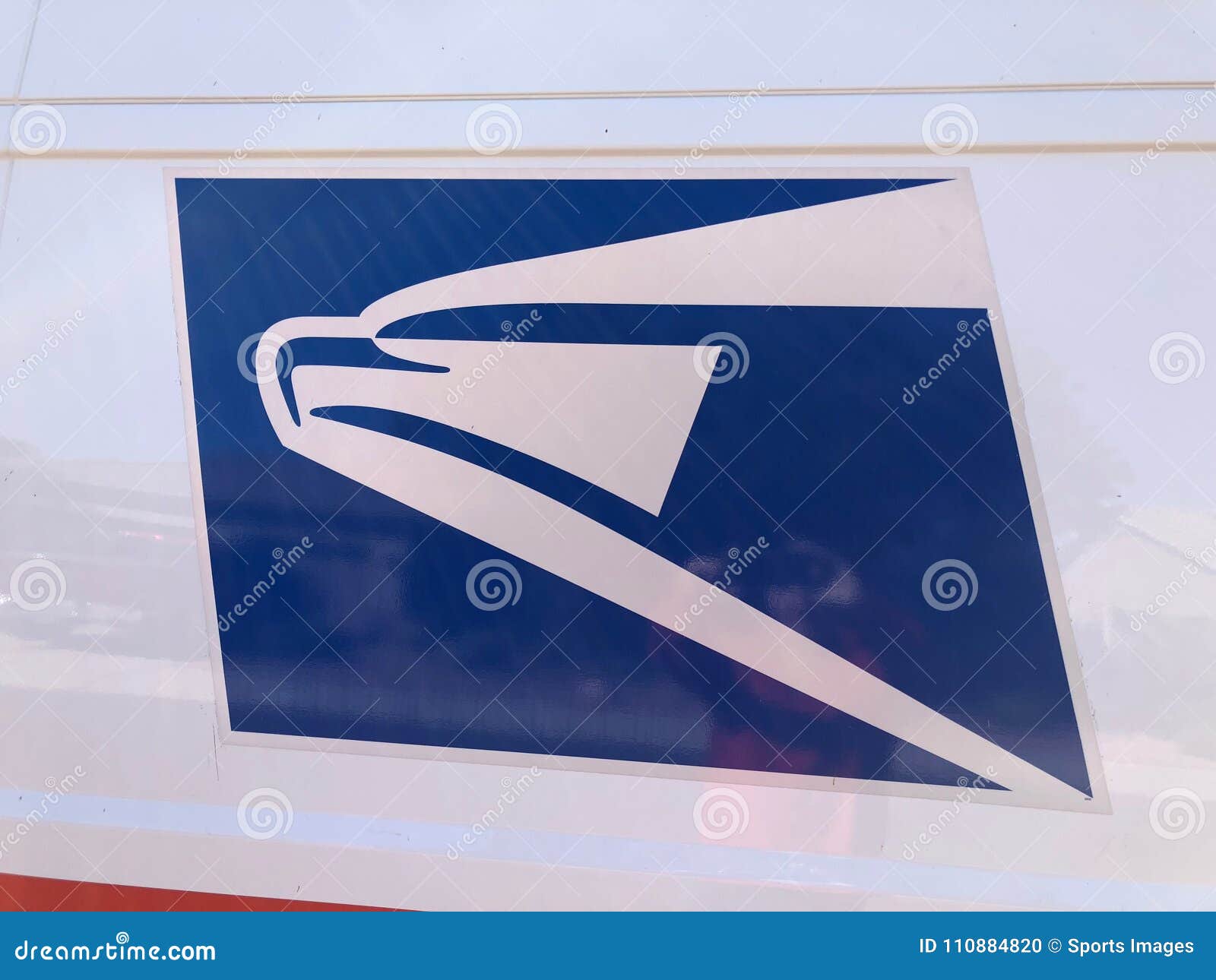 Logotipo de USPS imagen editorial. Imagen de vecindad - 110884820