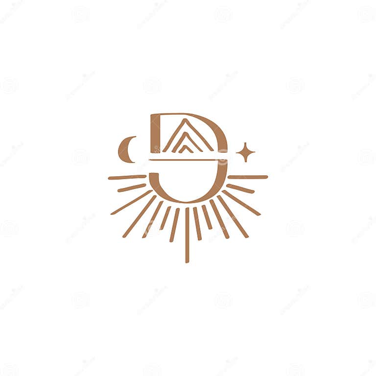 Logotipo De Vector De Sol. Emblema Del Sol Stock de ilustración ...