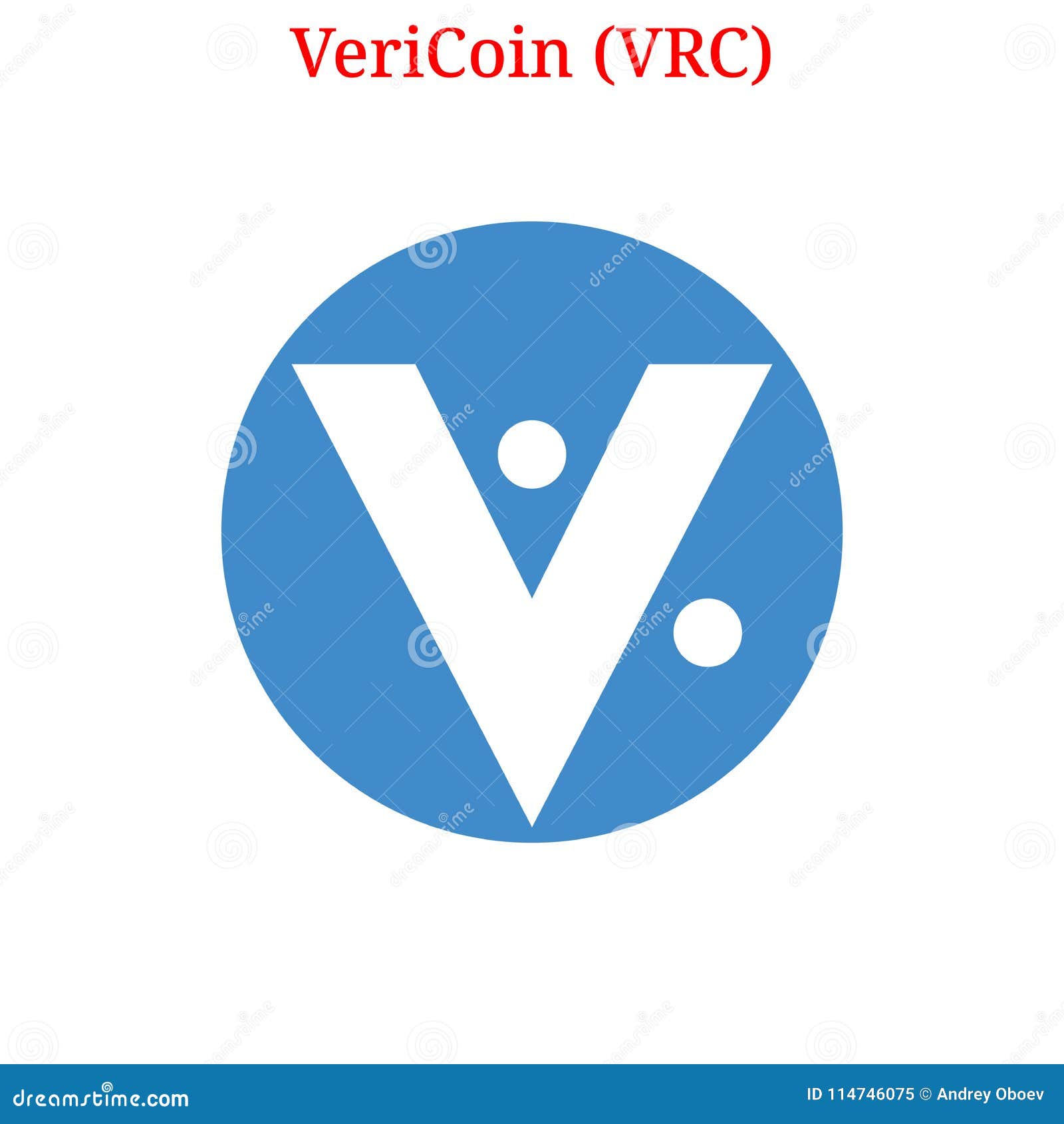 Logotipo De VeriCoin VRC Del Vector Ilustración del Vector ...