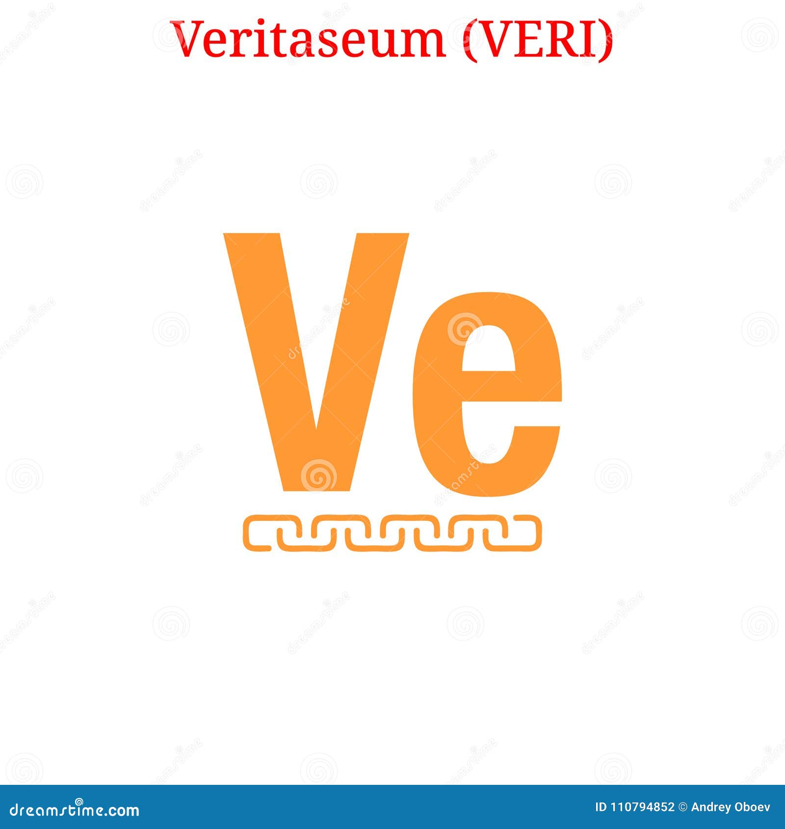 Logotipo De Veritaseum Del Vector (VERI) Stock de ilustración ...
