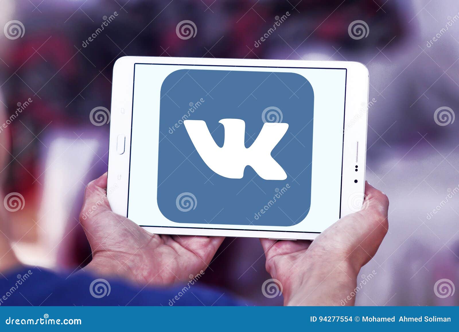 Logotipo de VK imagen de archivo editorial. Imagen de manos - 94277554