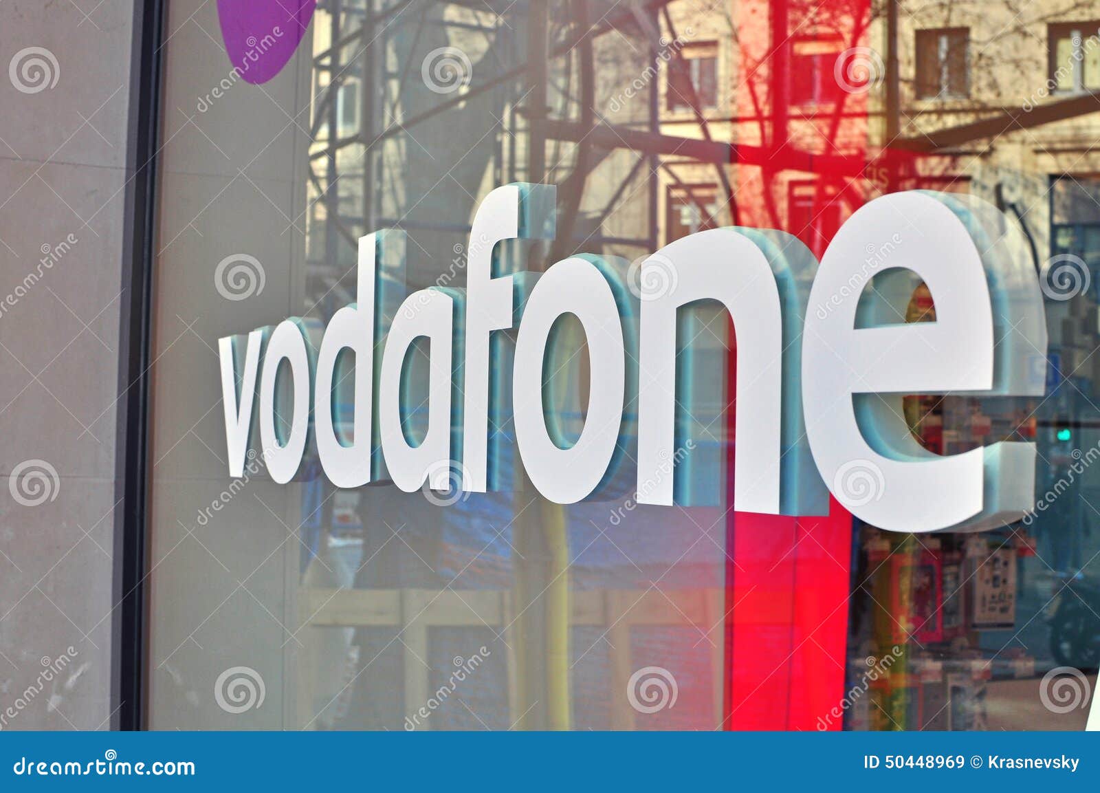 Logotipo de Vodafone imagen de archivo editorial. Imagen de marca ...